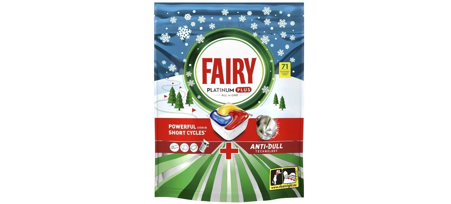 KAPSUŁKI DO ZMYWARKI FAIRY PLATINUM PLUS ALL IN ONE ANTI-DULL 71 ...