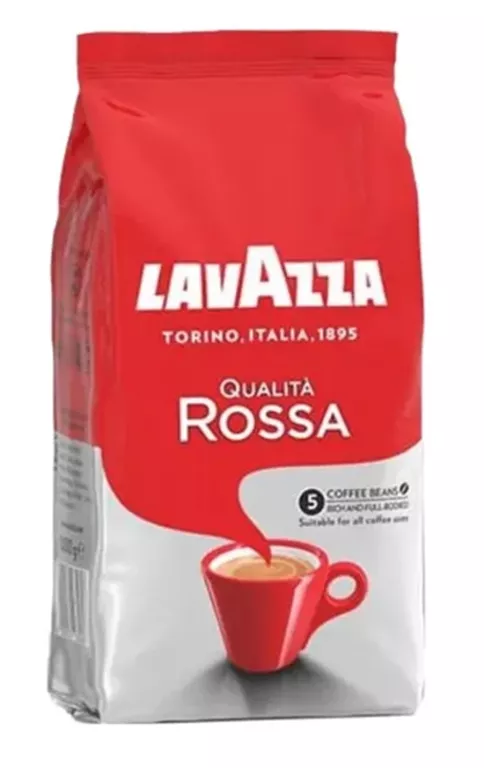 KAWA ZIARNISTA MIESZANA LAVAZZA QUALITA ROSSA 1000 G | Kawa ziarnista ...