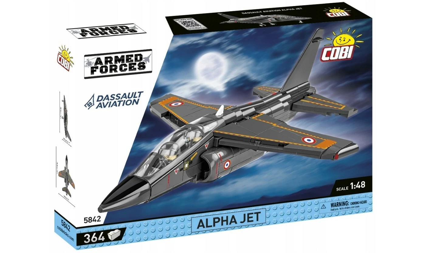 COBI 5842 ARMED FORCES ALPHA JET FRANCUSKIE SIŁY POWIETRZNE, 1:48, 366 ...
