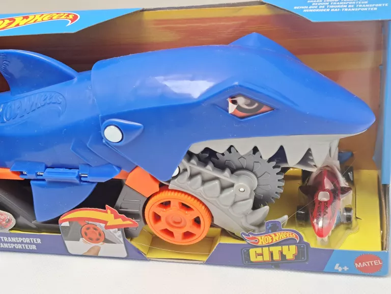 HOT WHEELS CITY WYRZUTNIA TRANSPORTER REKIN SHARK GVG36 | Samochody i ...