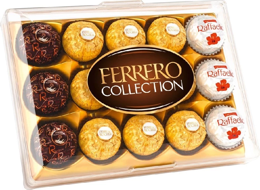 FERRERO COLLECTION ZESTAW FERRERO RONDNOIR FERRERO ROCHER I RAFFAELLO ...