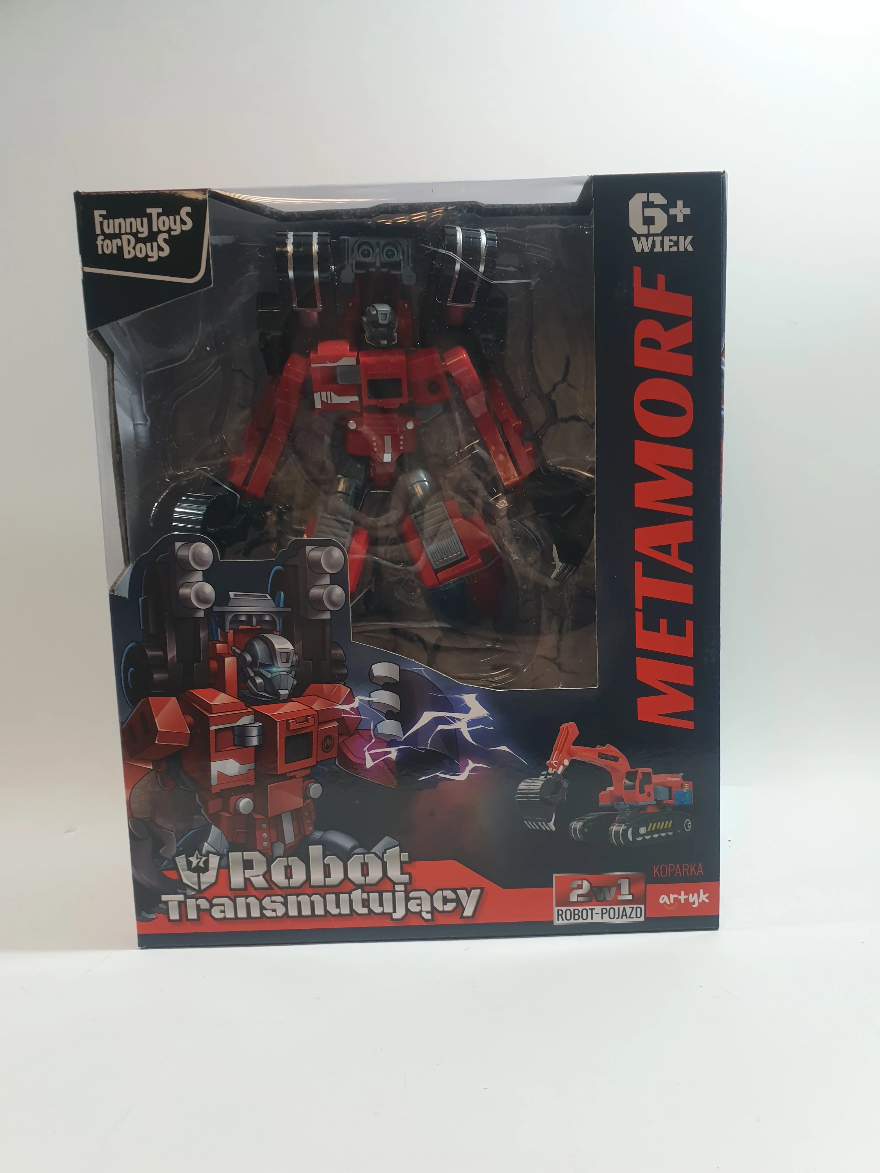 ROBOT - POJAZD 2 W 1 KOPARKA | Samochody i pojazdy | Loombard.pl