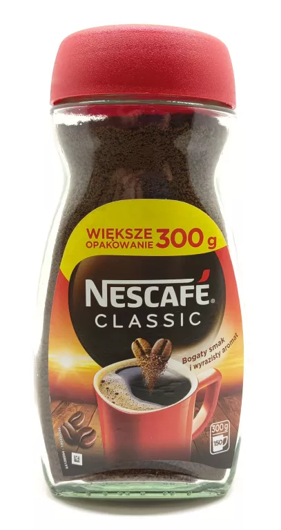 KAWA ROZPUSZCZALNA NESCAFE CLASSIC 300 G | Kawa rozpuszczalna | Loombard.pl