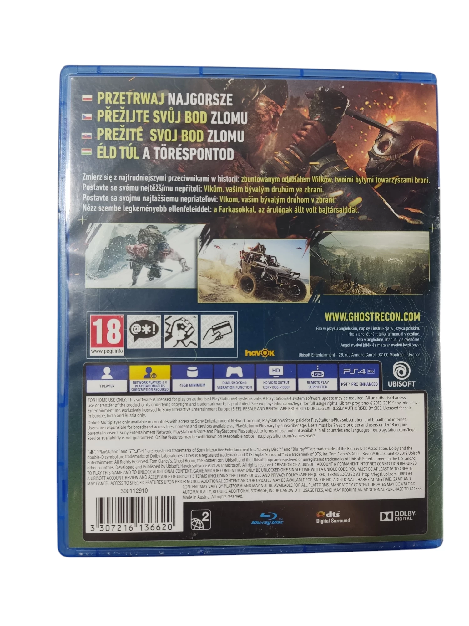 GRA TOM CLANCY'S GHOST RECON BREAKPOINT PS4 | Gry na konsole | Loombard.pl