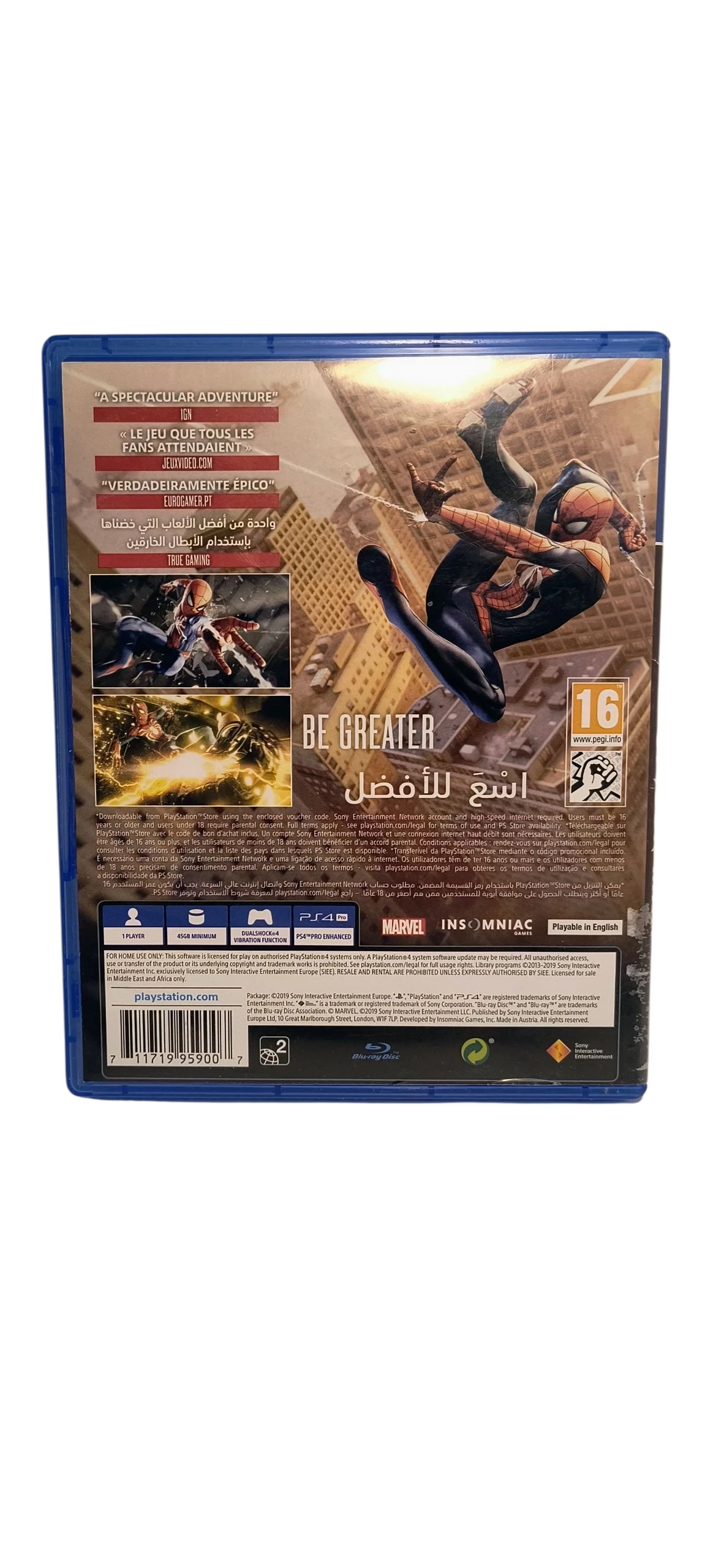 GRA PS4 MARVEL SPIDERMAN | Gry na konsole | Loombard.pl