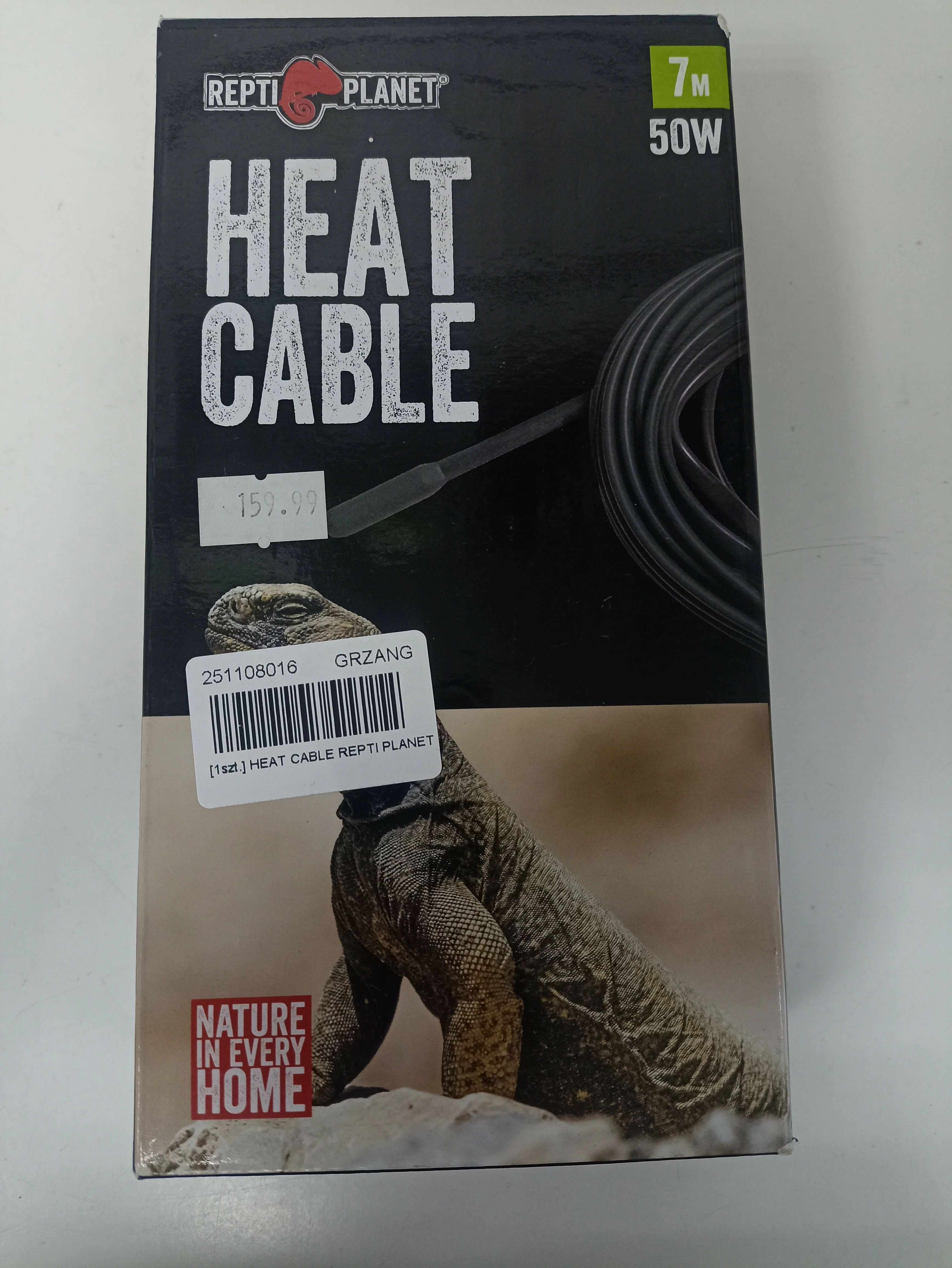 KABEL GRZEWCZY DO TERRARIUM 7M 50W REPTI PLANET | Ogrzewanie i ...