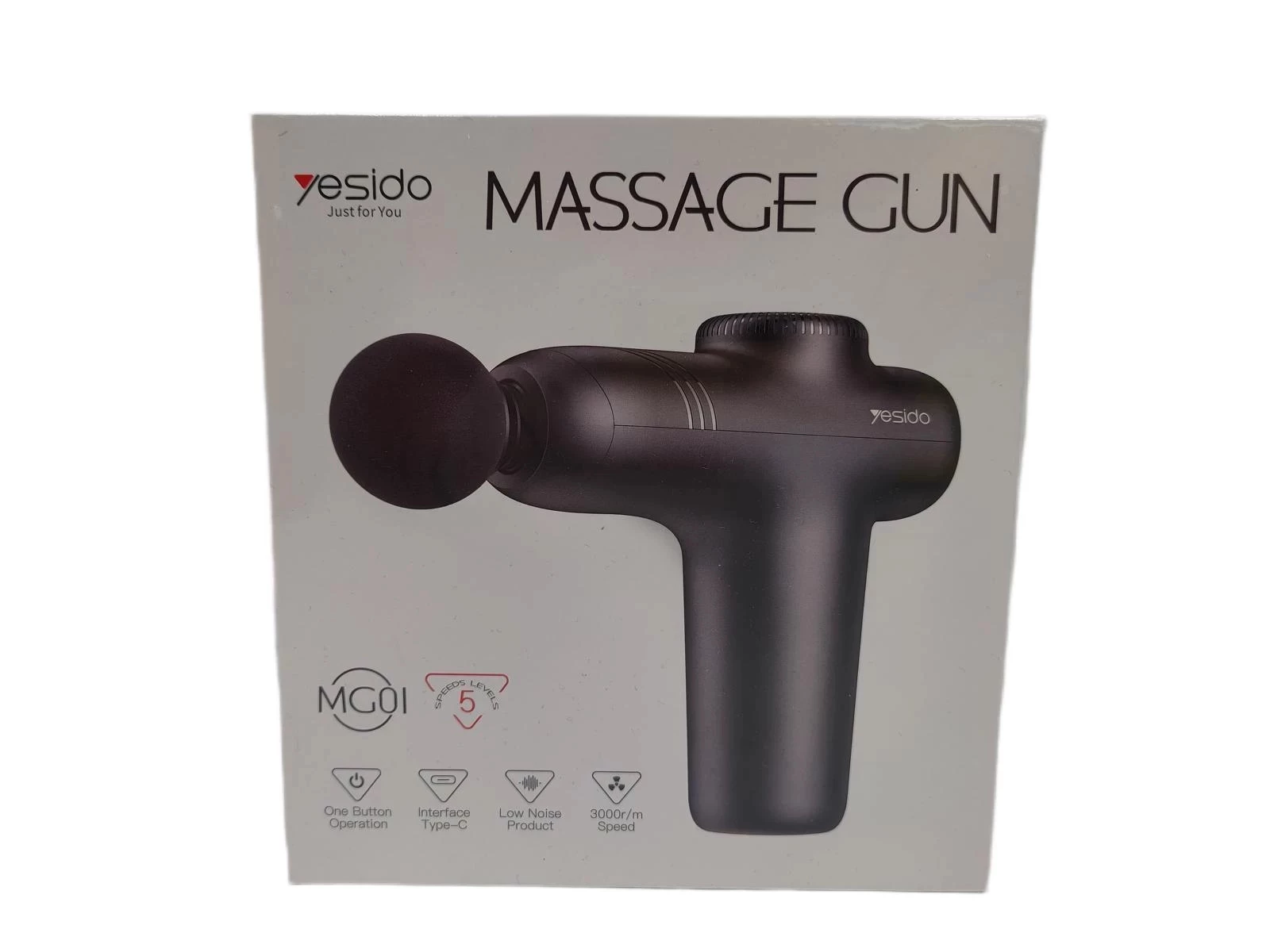 PISTOLET DO MASAŻU / MASAŻER MG01 MASSAGE GUN YESIDO | Masażery ...