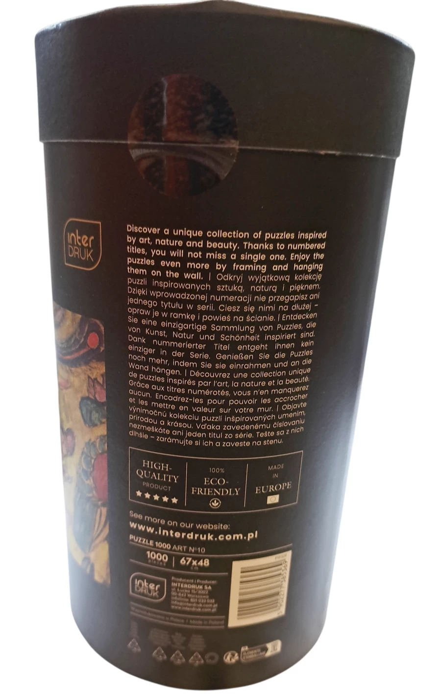 PUZZLE TUBA INTERDRUK ART GUSTAV KLIMT 1000 EL. | Tradycyjne | Loombard.pl