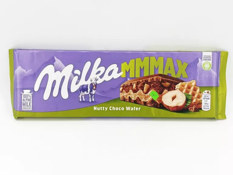 CZEKOLADA MILKA MAX NUTTY CHOCO WAFEL 270G 07/2026 | Czekolady i ...
