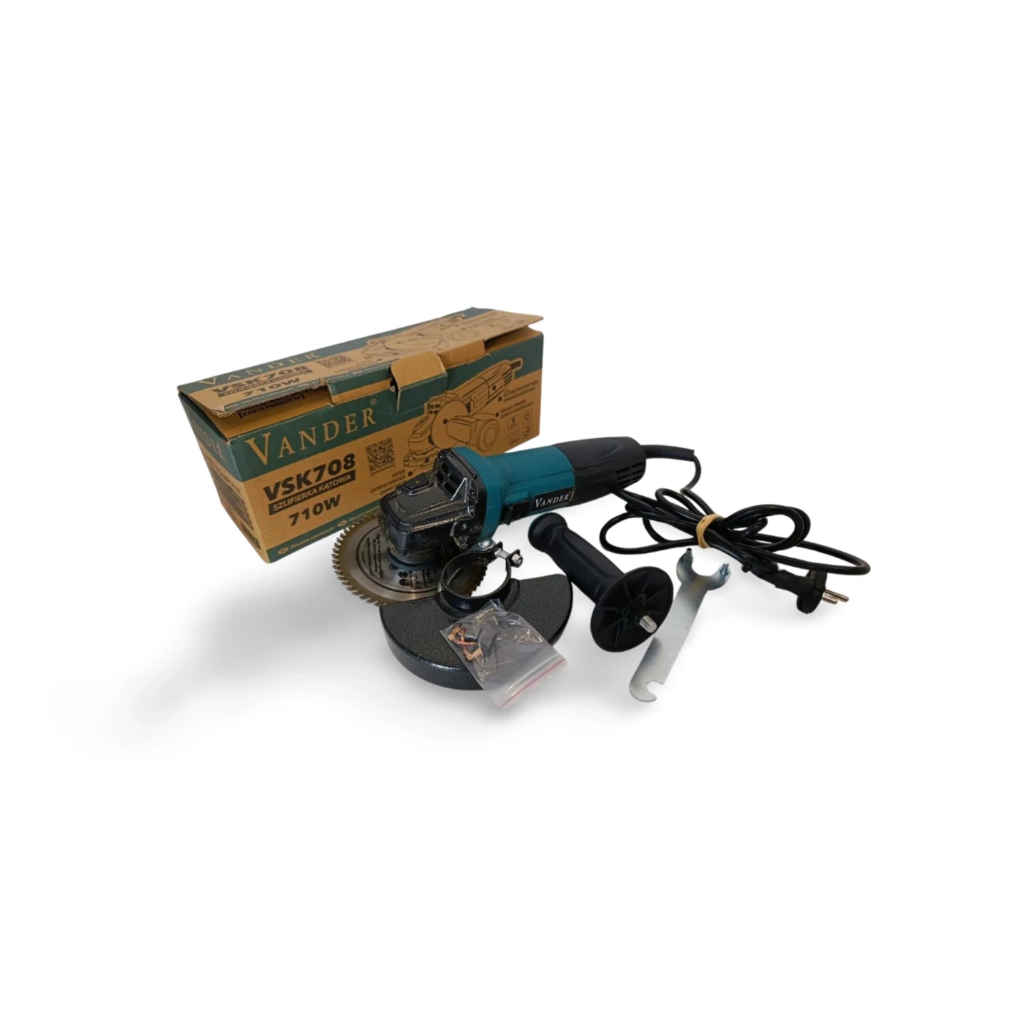 SZLIFIERKA KĄTOWA VANDER MODEL VSK708 ZESTAW | Szlifierki kątowe ...