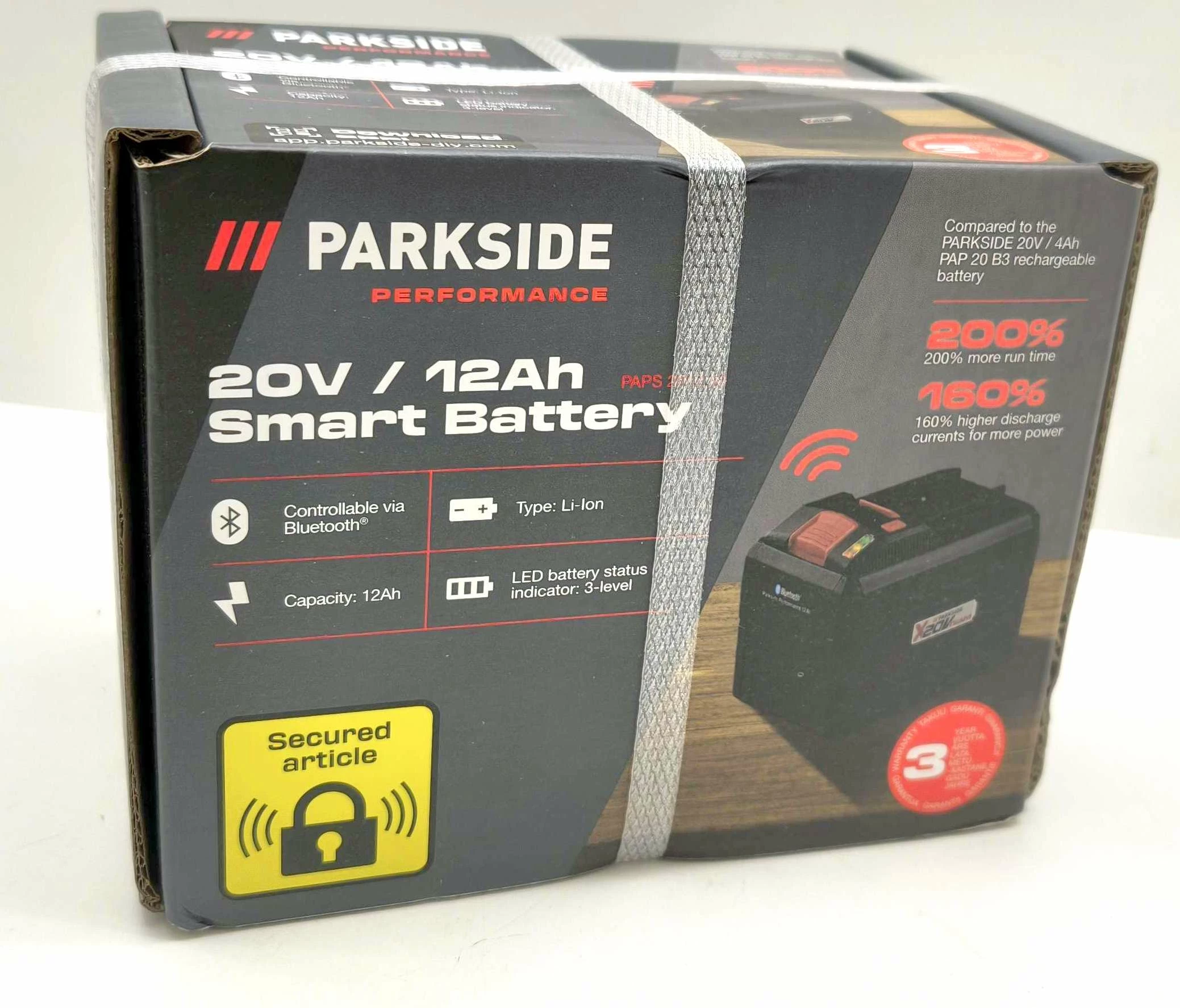 AKUMULATOR PARKSIDE PERFORMANCE 20V 12AH PAPS 2012 A1 SMART ...