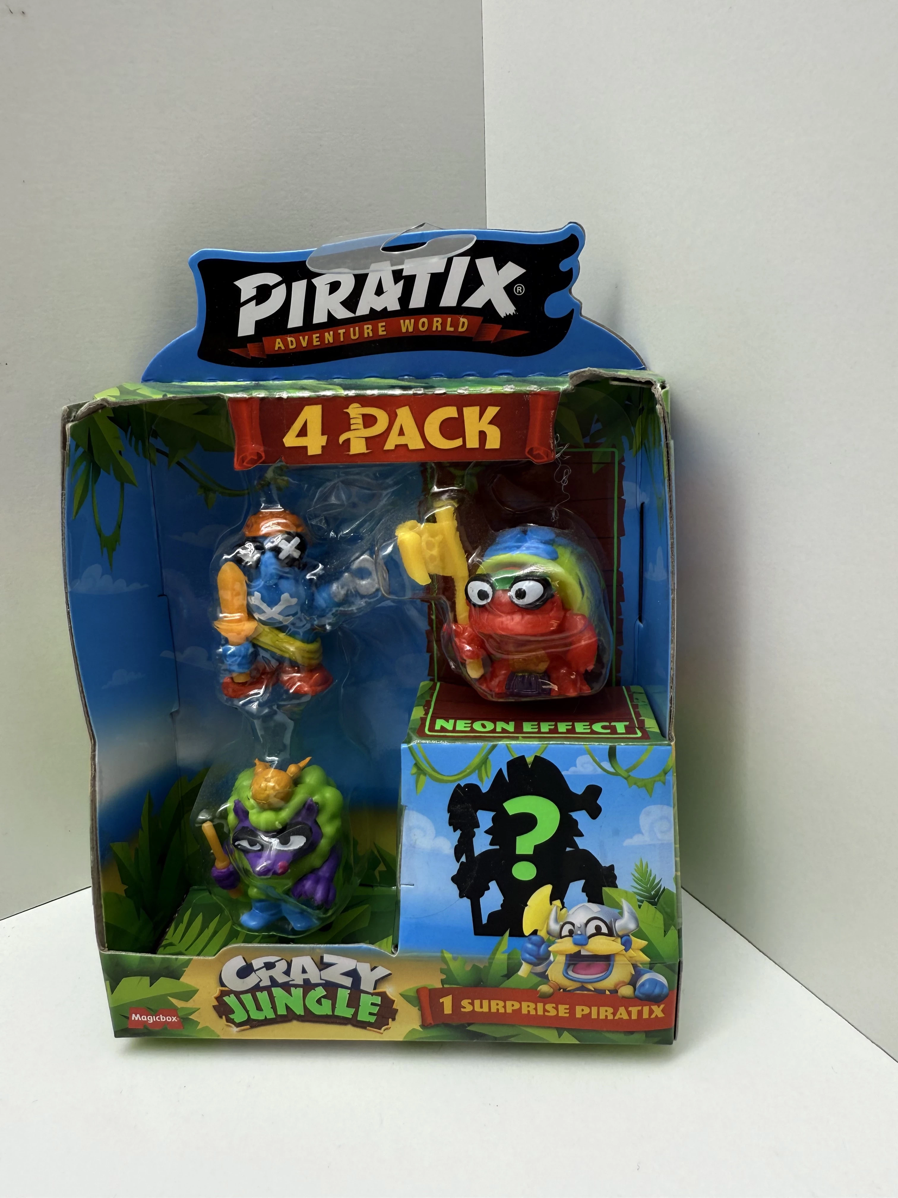 PIRATIX CRAZY JUNGLE MINI ZESTAW 4 FIGUREK | Figurki | Loombard.pl