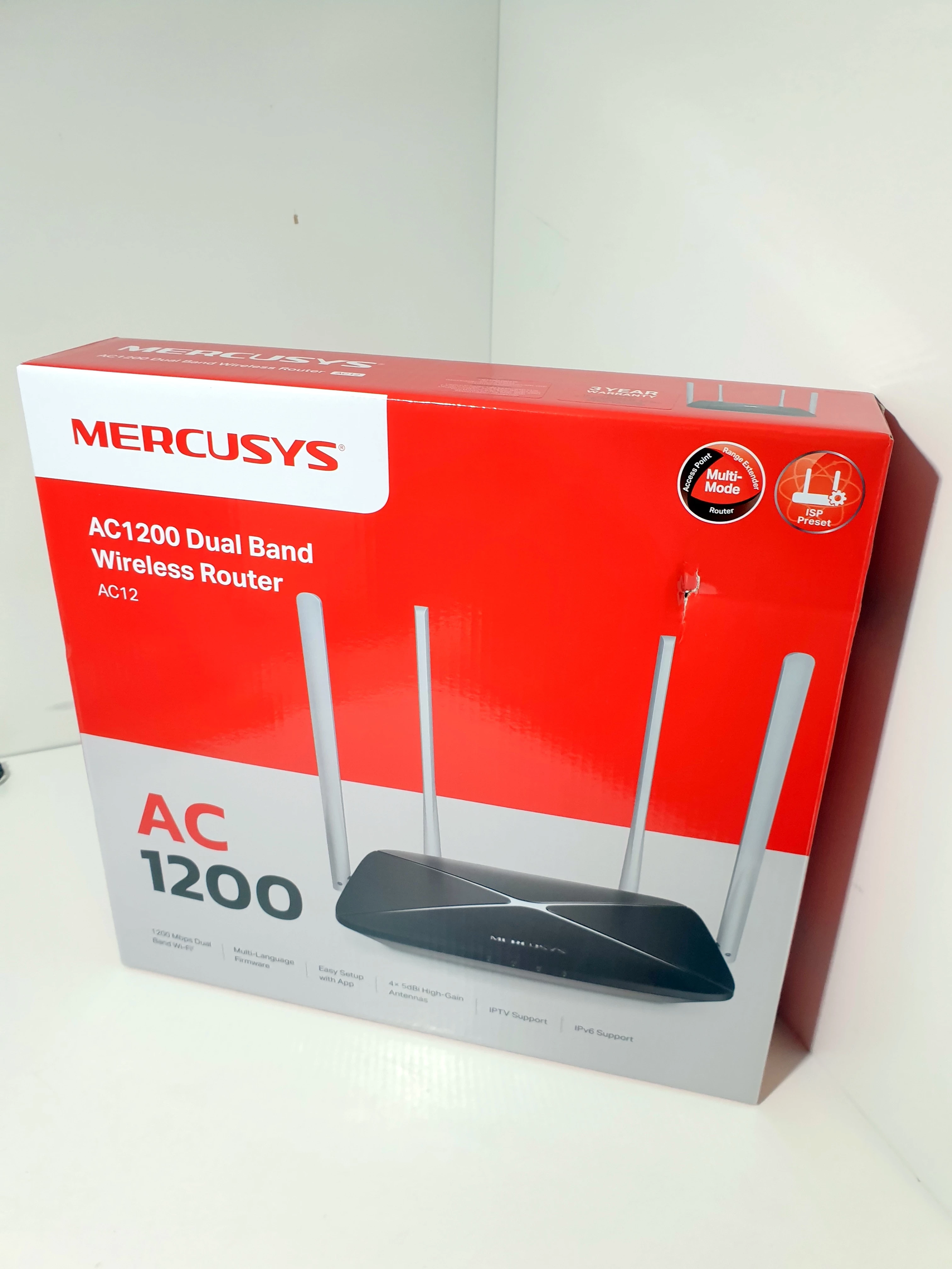 DWUPASMOWY ROUTER BEZPRZEWODOWY MERCUSYS AC12 AC1200 | Routery WiFi i ...