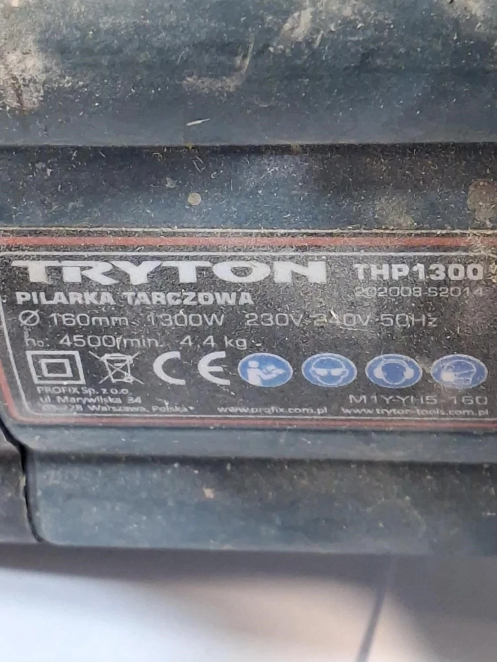 PILARKA TARCZOWA TRYTON THP1300 | Piły tarczowe | Loombard.pl