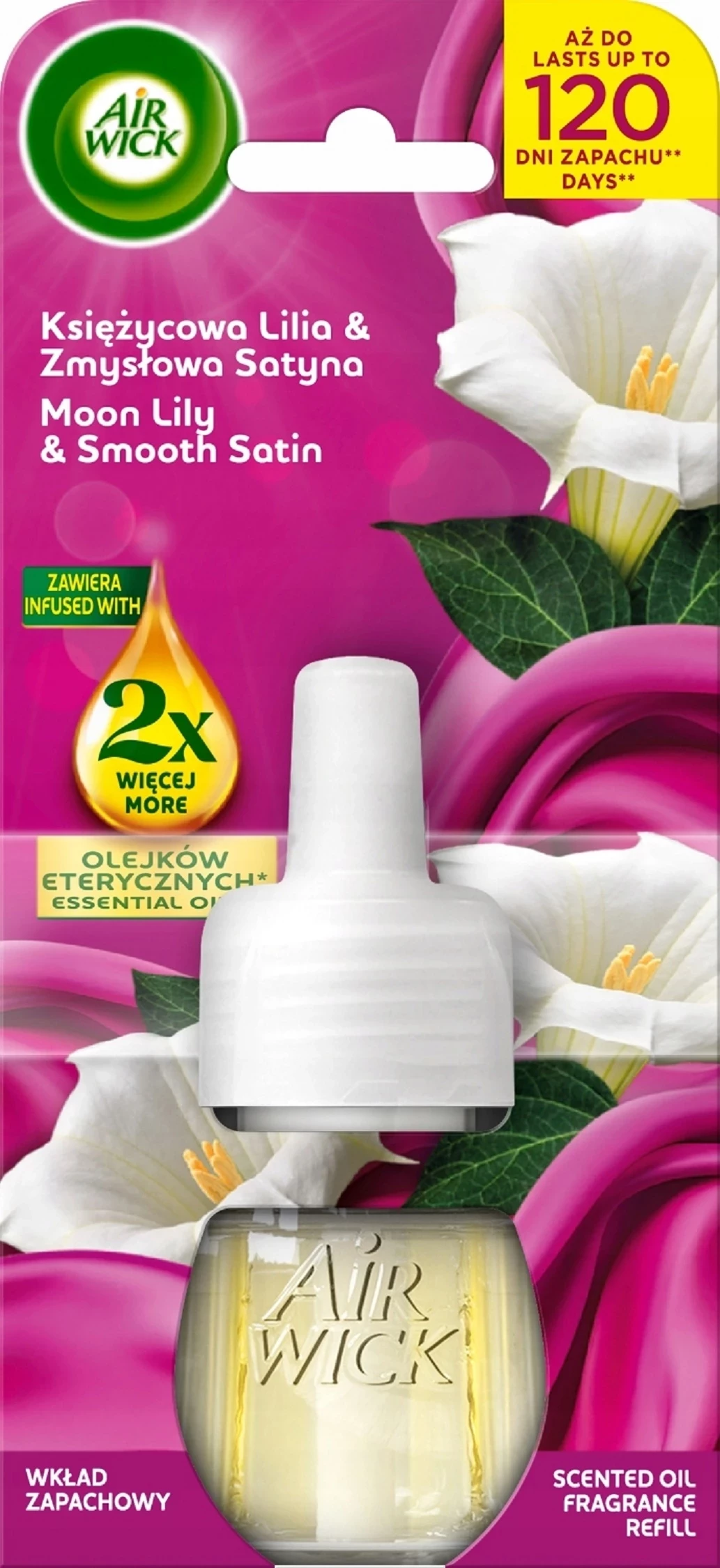 AIR WICK WKŁAD DO ELEKTRYCZNEGO ODŚWIEŻACZA POWIETRZA LILIA SATYNA ...