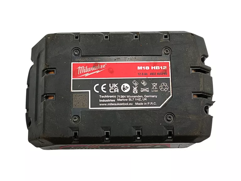AKUMULATOR MILWAUKEE M18 HB12 HIGH OUTPUT 18V 12 AH 4932 4642 60 ...