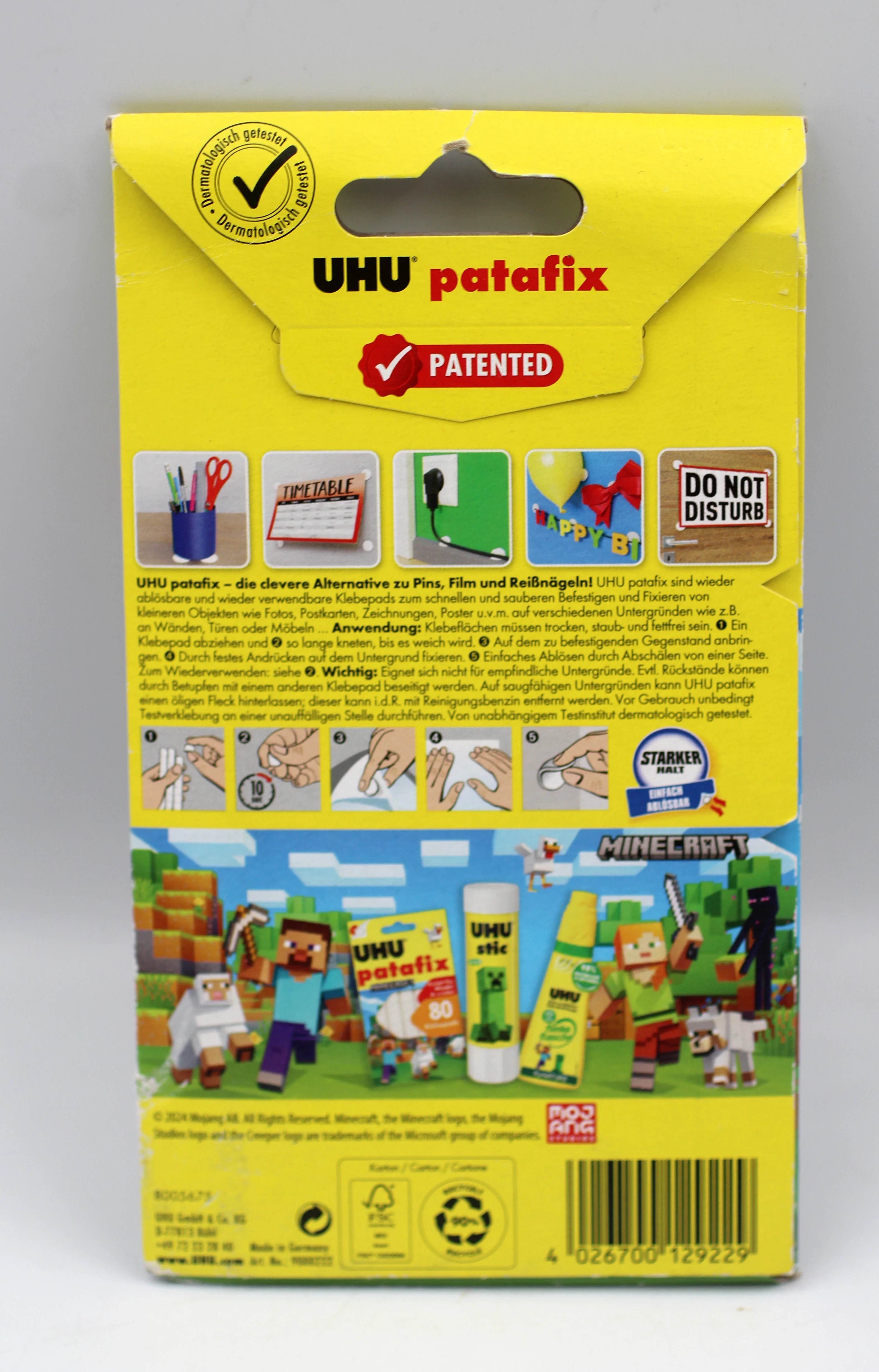 MASA MOCUJĄCA DO KLEJENIA UHU PATAFIX | Kleje, taśmy klejące | Loombard.pl