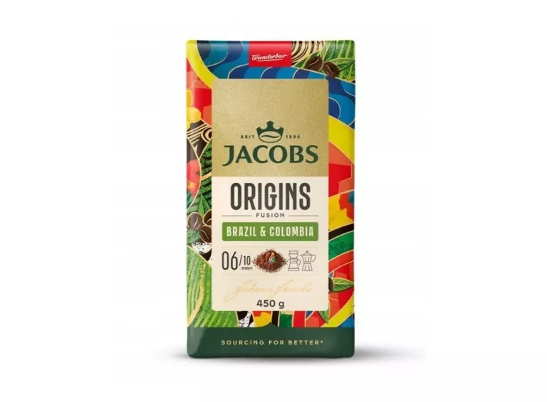 KAWA MIELONA JACOBS ORIGINS FUSION BRAZIL&COLOMBIA 450G | Kawa mielona ...