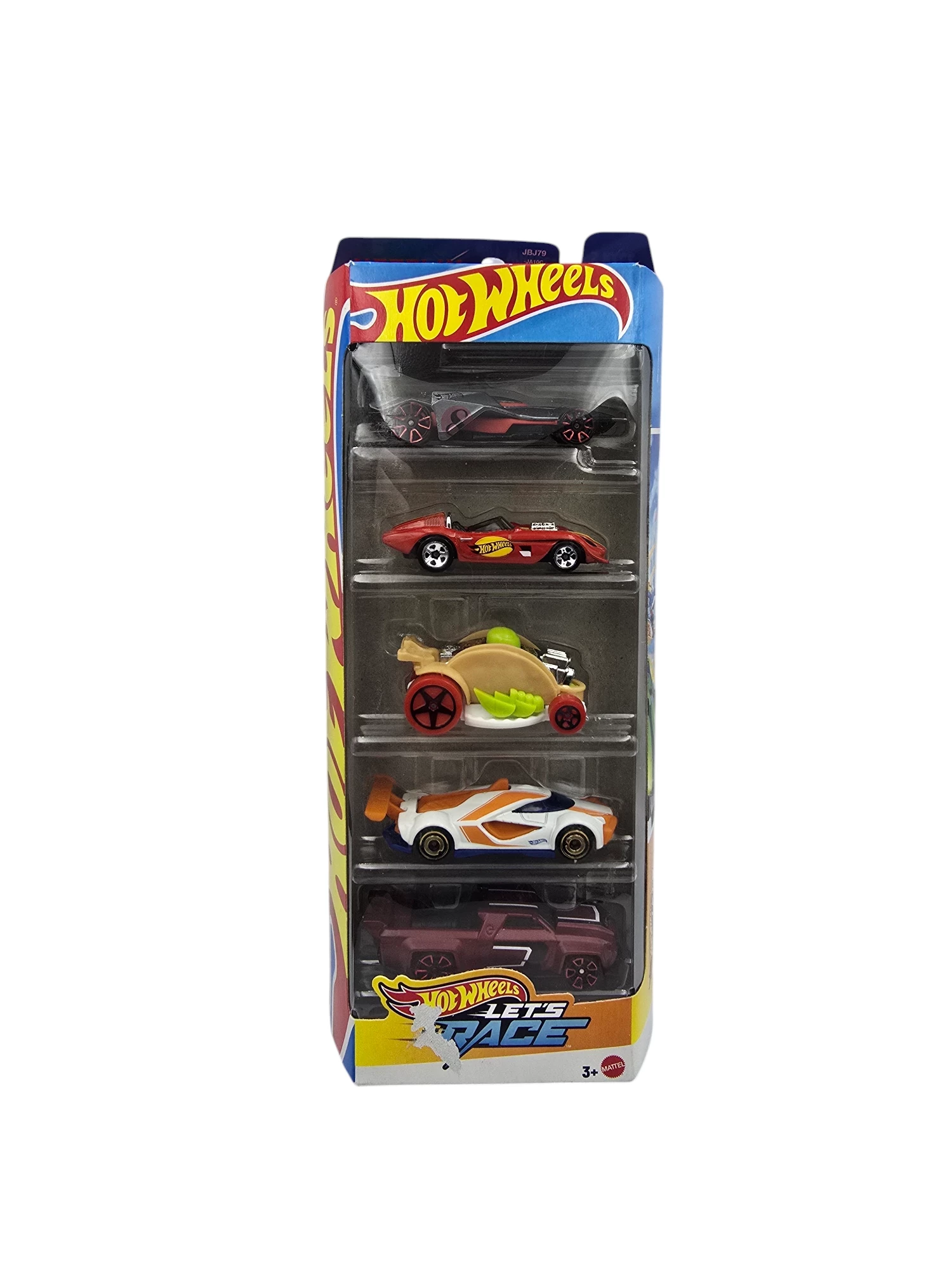 HOT WHEELS SAMOCHODZIKI ZESTAW POJAZDÓW JBJ79 LET'S RACE CITY AUTA 5 ...