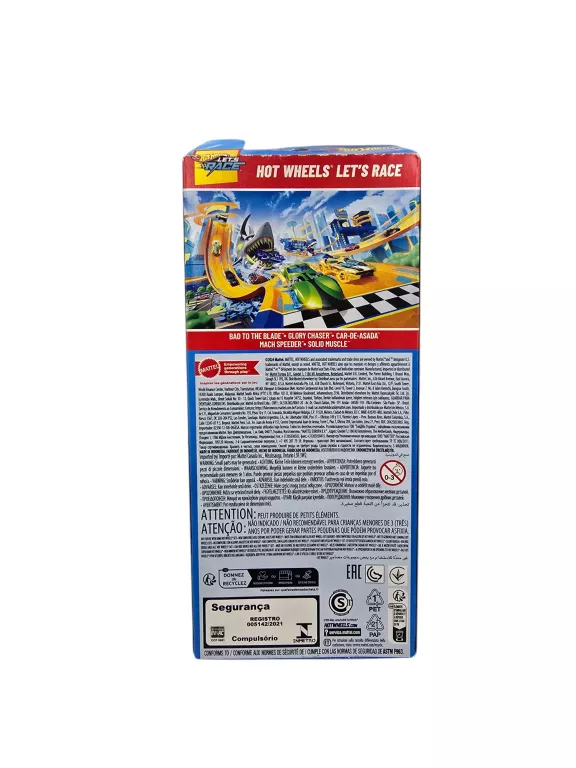 HOT WHEELS SAMOCHODZIKI ZESTAW POJAZDÓW JBJ79 LET'S RACE CITY AUTA 5 ...