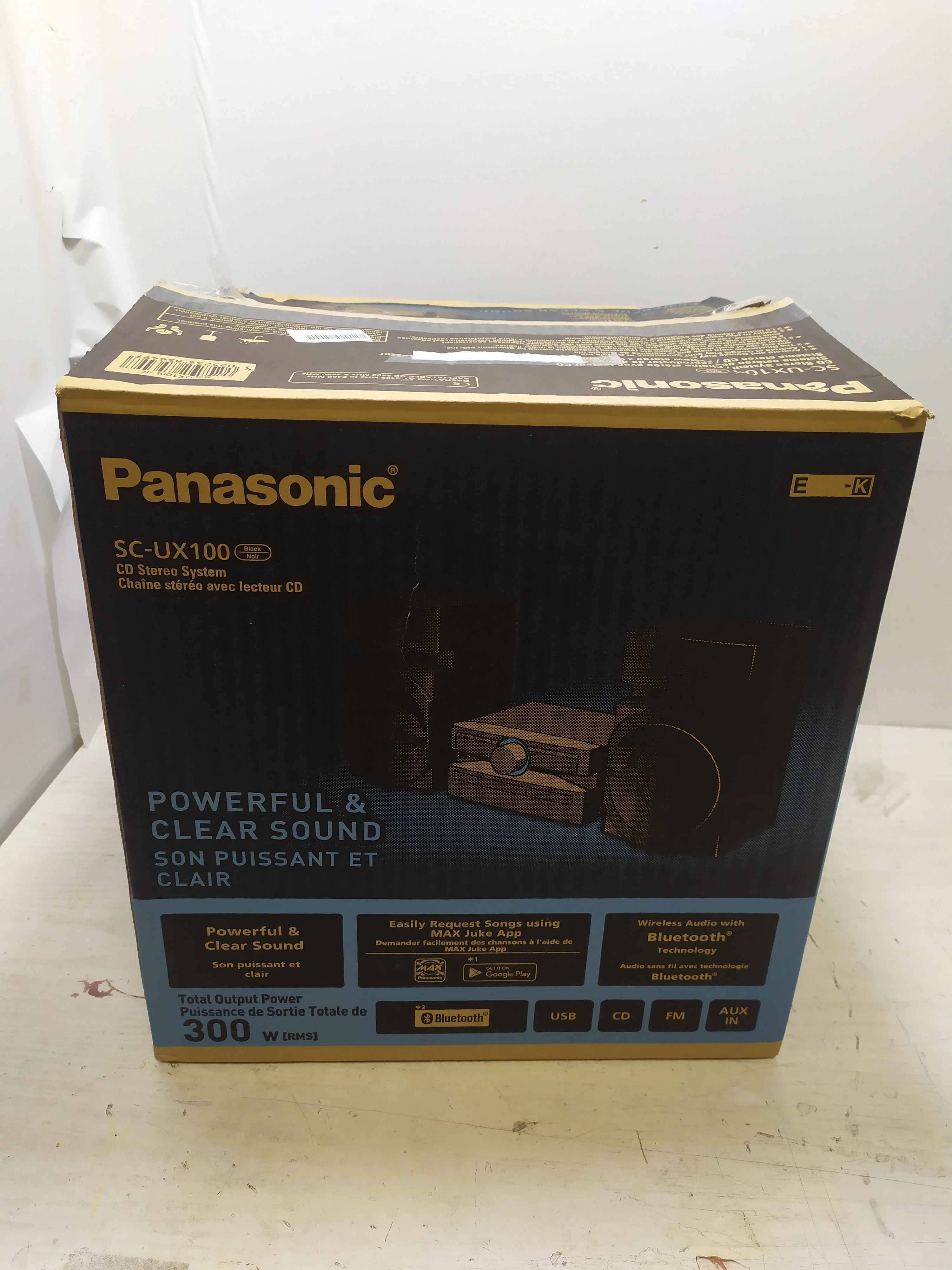 PANASONIC SA-UX100 GŁOŚNIKI OPIS!! | Wieże stereo | Loombard.pl