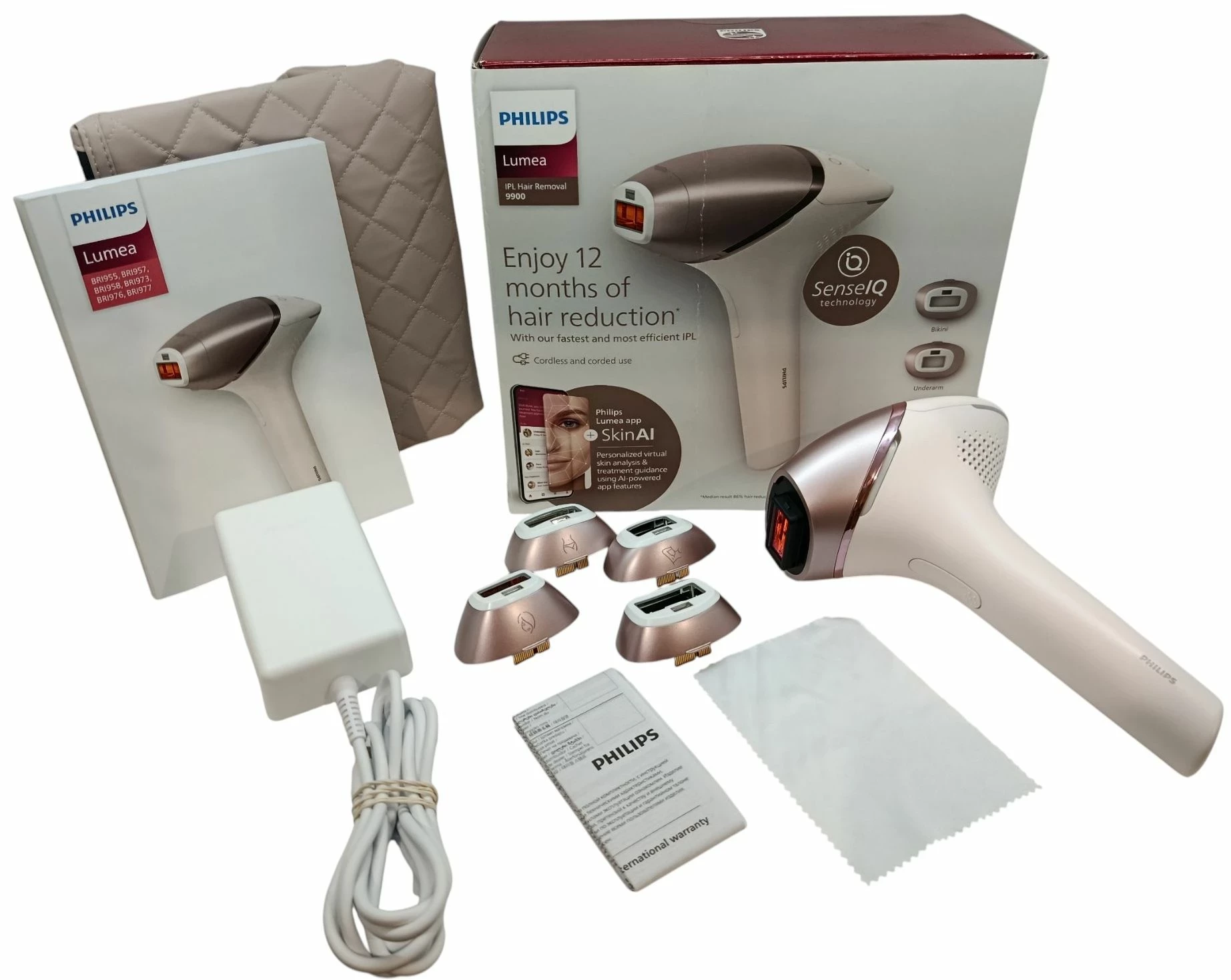 DEPILATOR IPL PHILIPS LUMEA 9900 + 4 NASADKI BRI977/00 KPL | Depilatory ...