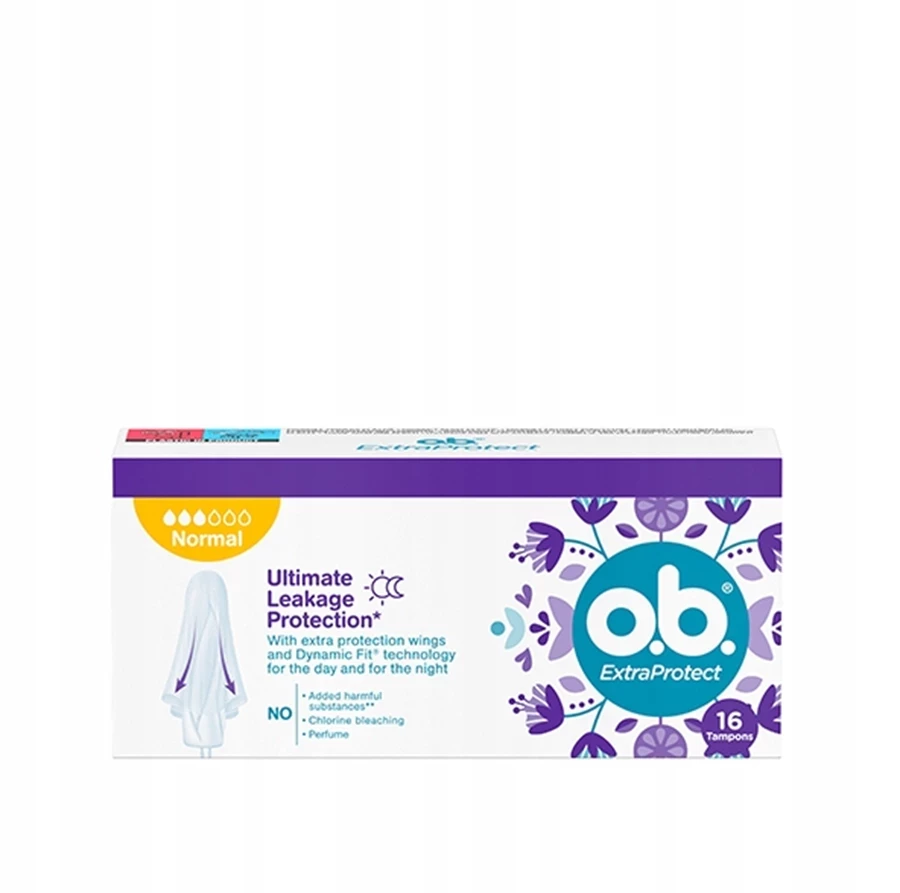 TAMPONY O.B. EXTRA PROTECT NORMAL 16 SZTUK | Tampony | Loombard.pl