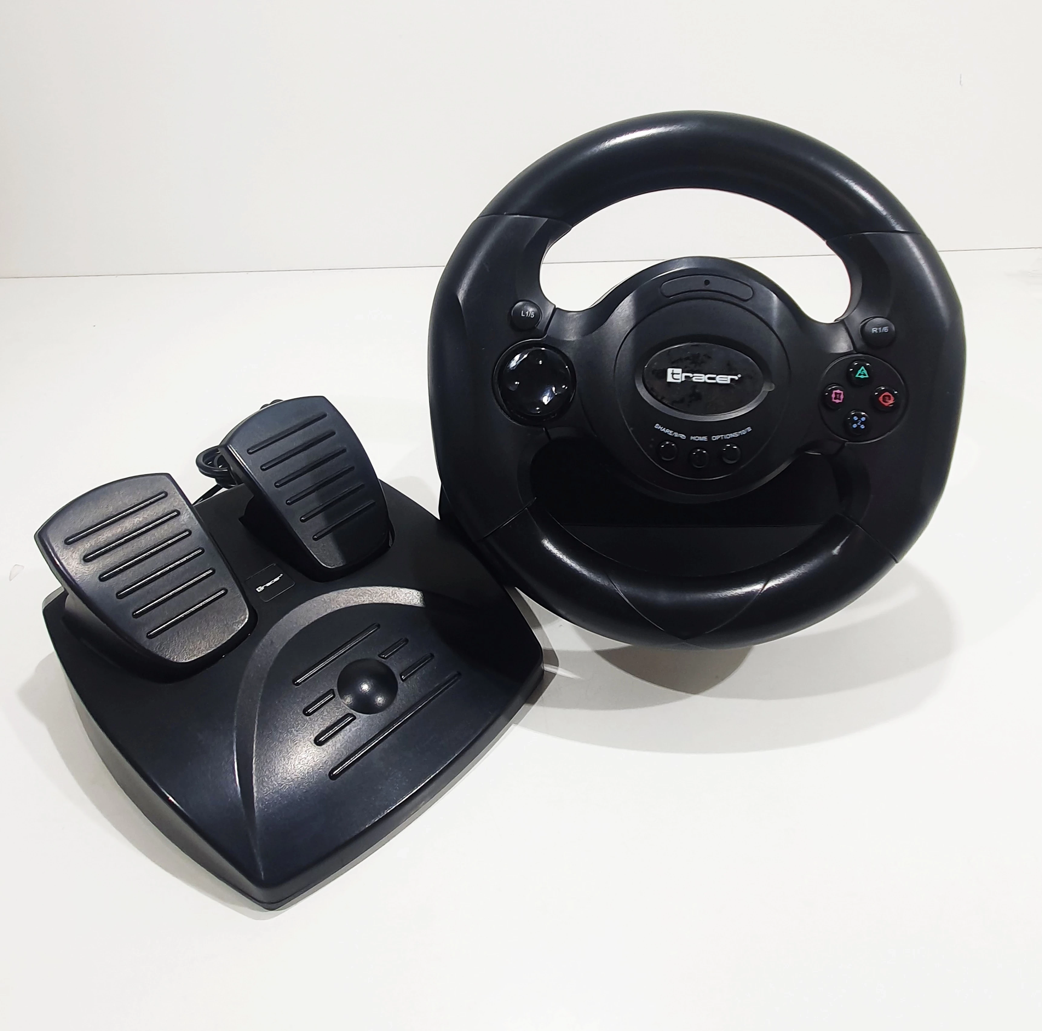 KIEROWNICA PRZEWODOWA TRACER RAYDER 4W1 Z PEDAŁAMI DO PS4 PS3 XBOX ONE ...