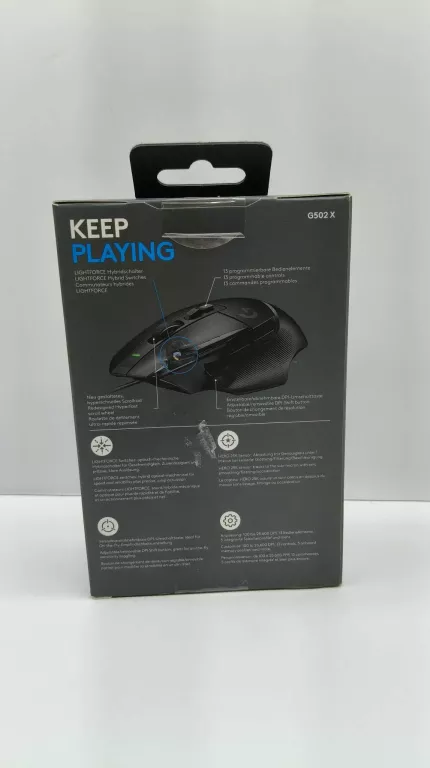 MYSZ LOGITECH G502 X CZARNY | Przewodowe | Loombard.pl