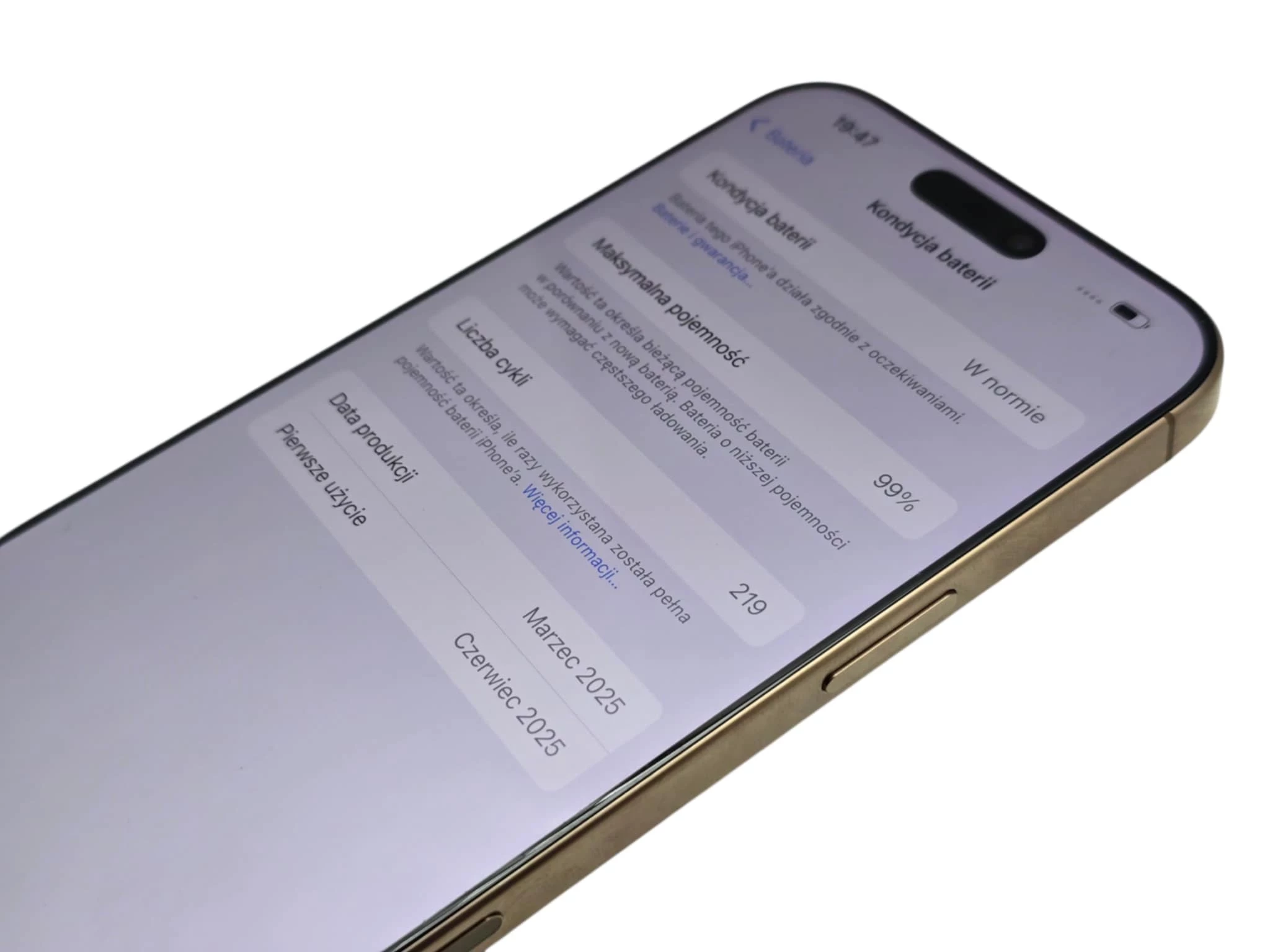 TELEFON APPLE IPHONE 16 PRO MAX 8 GB / 256 GB 5G ZŁOTY - GWARANCJA - 99 ...