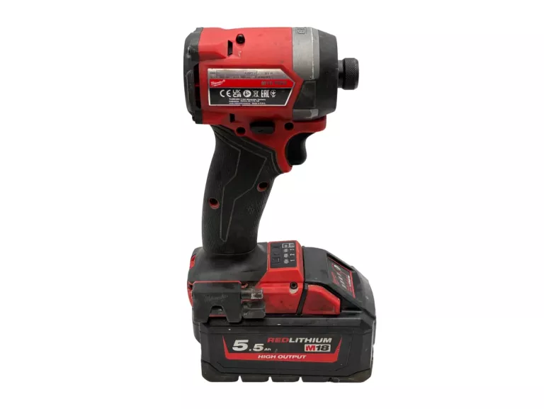 ZAKRĘTARKA UDAROWA MILWAUKEE M18 FID3 1/4" HEX 18V + AKUMULATOR 5.5 AH ...