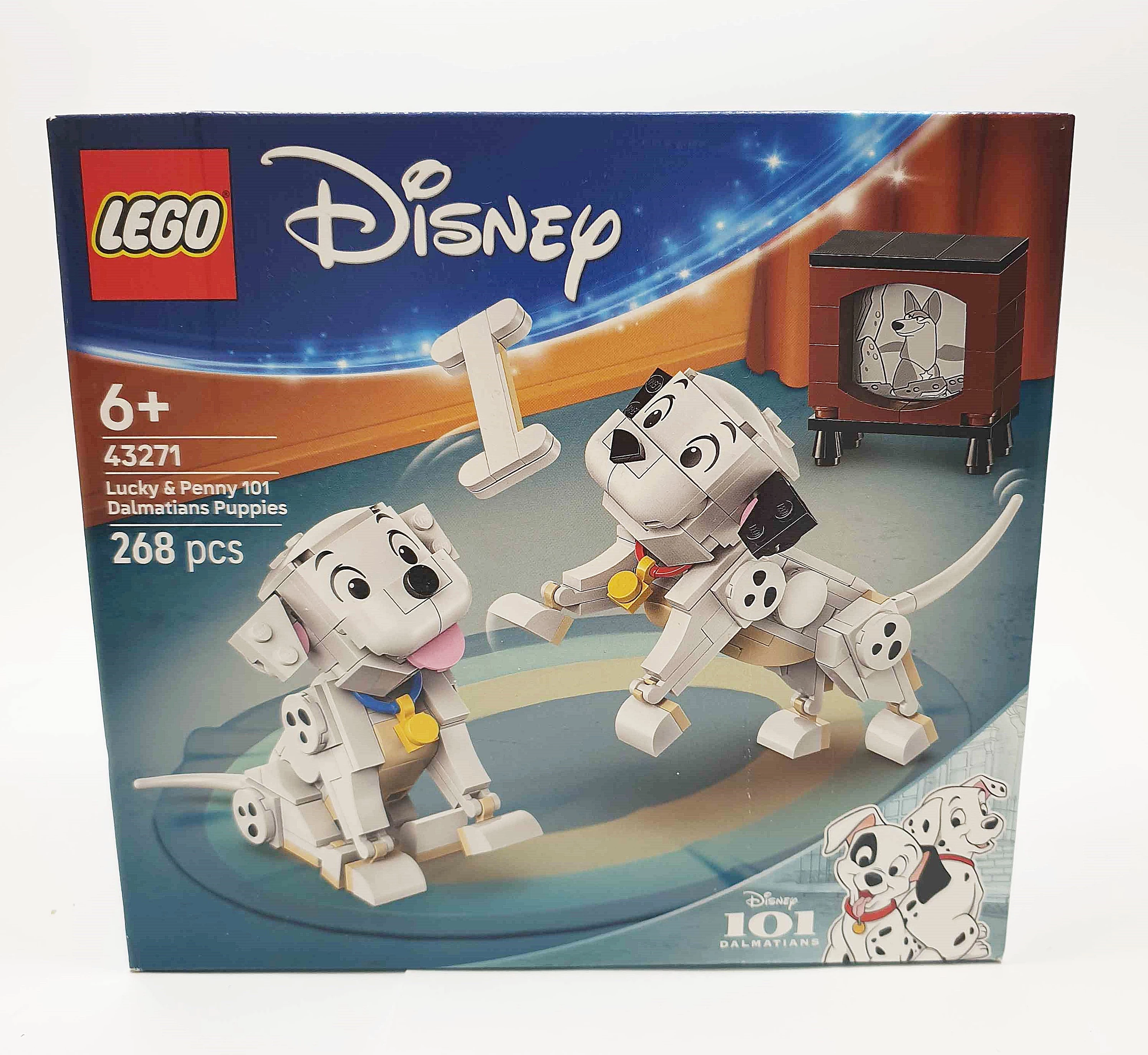 LEGO DISNEY 101 DALMATYŃCZYKÓW SZCZENIACZKI SZCZĘŚCIARZ I PENNY 43271 ...