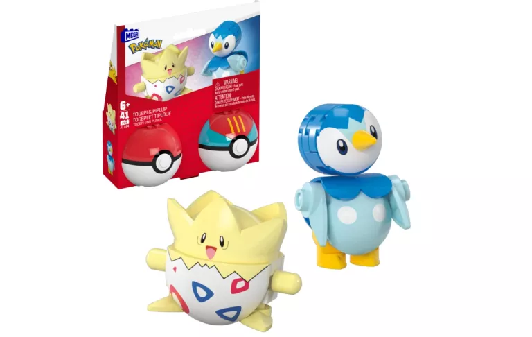 MEGA POKEMON TOGEPI I PIPLUP ZESTAW KONSTRUKCYJNY JCT44 ZABAWKA KLOCKI ...