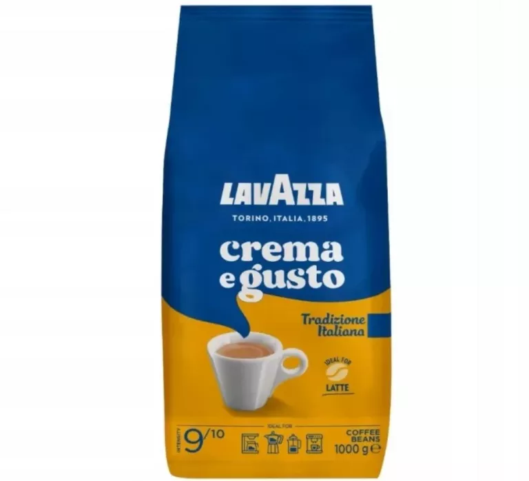 KAWA ZIARNISTA MIESZANA LAVAZZA CREMA E GUSTO TRADIZIONE ITALIANA 1000 ...