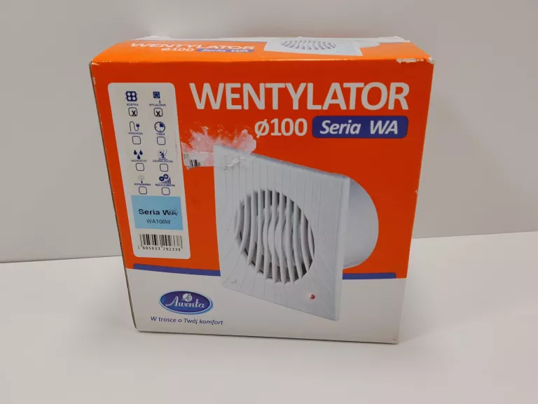WENTYLATOR ŁAZIENKOWY WA100W KOMPLET IGŁA | Wentylatory | Loombard.pl