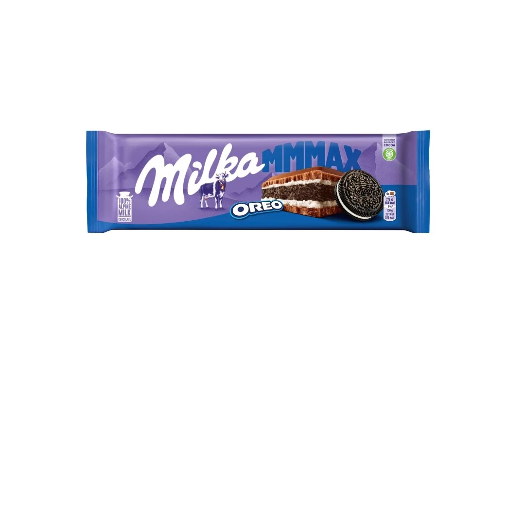 CZEKOLADA MLECZNA MILKA MMMAX MORE OREO TASTE 300G | Czekolady i ...