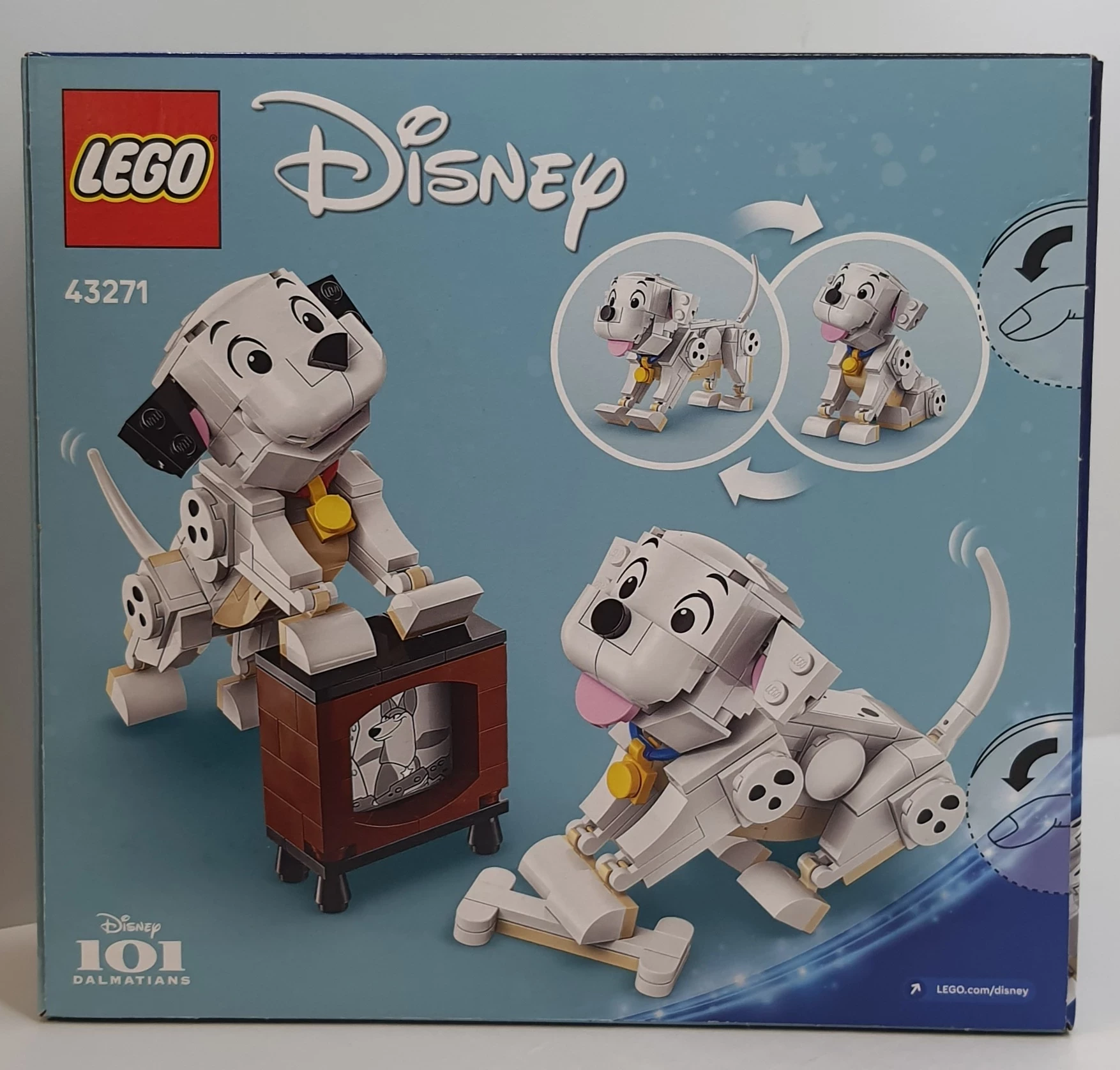 LEGO DISNEY 43271 - 101 DALMATYŃCZYKÓW SZCZĘŚCIARZ I GROSZKA | Loombard.pl