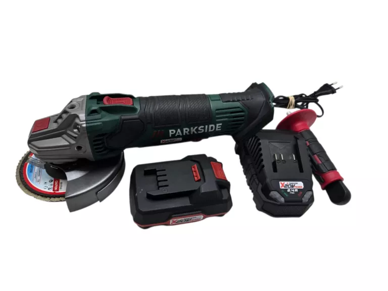 SZLIFIERKA KĄTOWA PARKSIDE PWSA 20-LI G4 - ZESTAW - AKUMULATOR ...