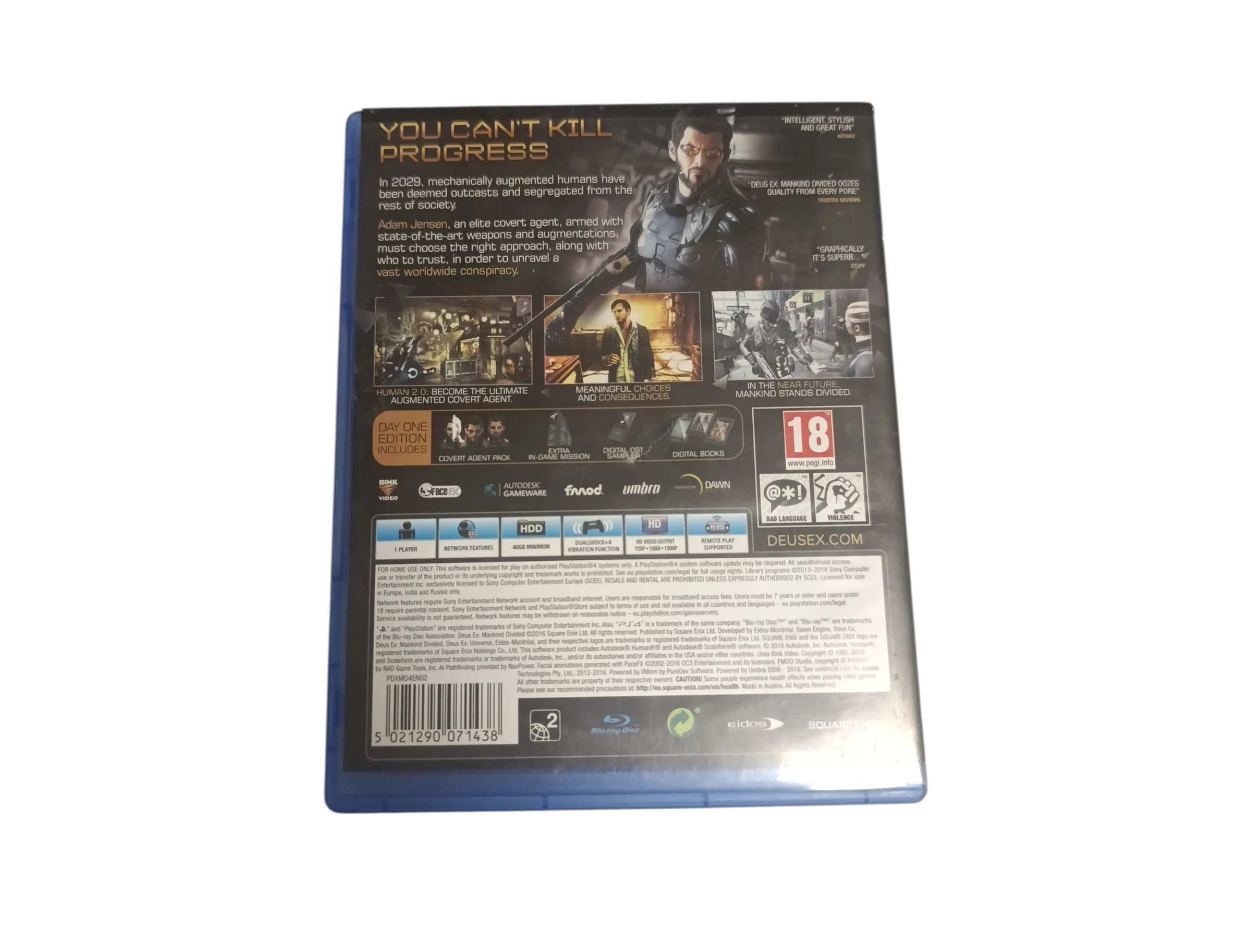 PS4 DEUS EX MANKIND DIVIDED | Gry na konsole | Loombard.pl