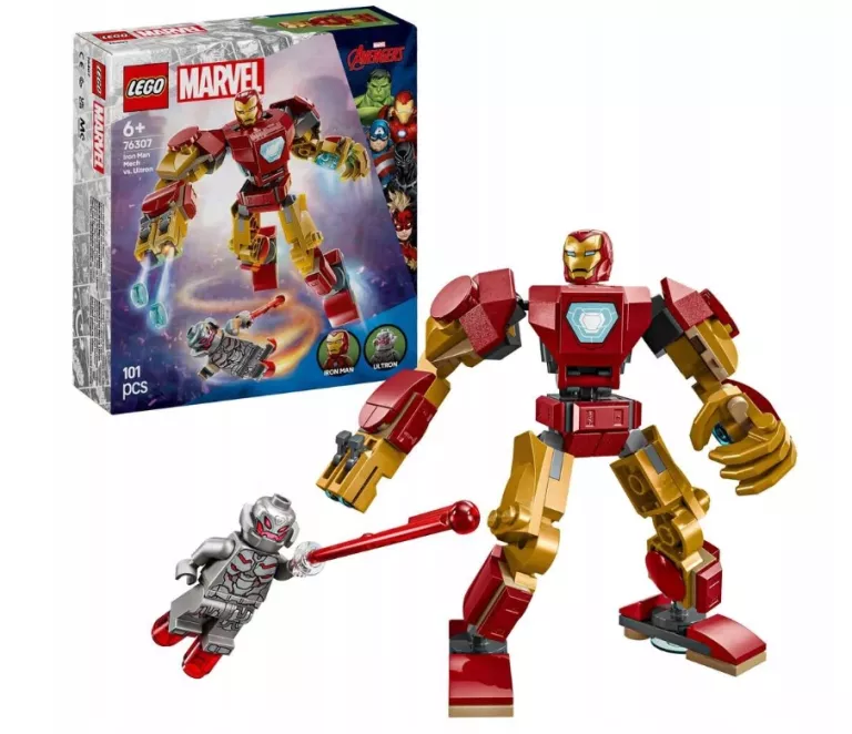 LEGO MARVEL SUPER HEROES MECH IRON MANA KONTRA ULTRON 76307 | Super ...