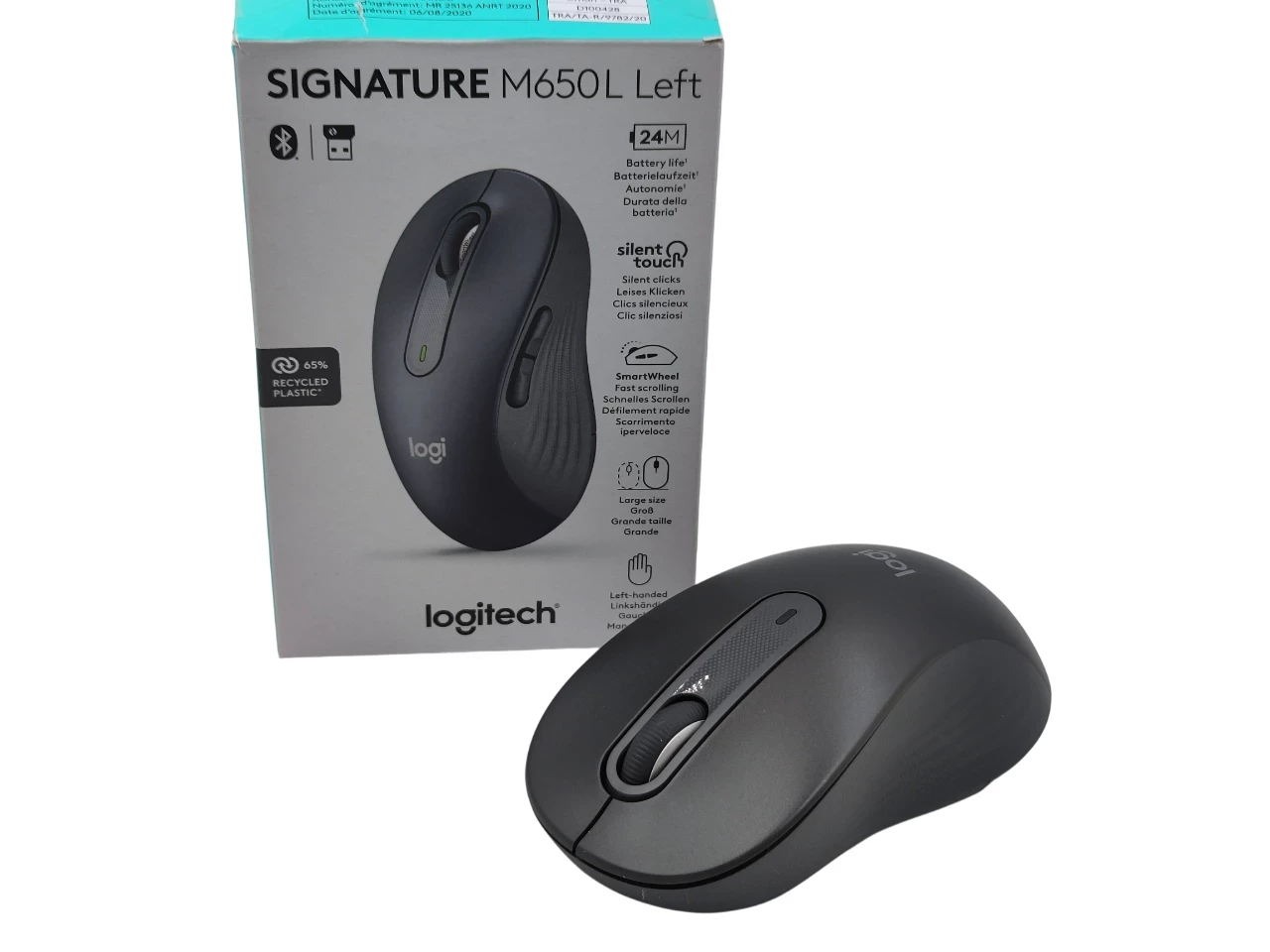 MYSZ LOGITECH SIGNATURE M650 L DLA LEWORĘCZNYCH | Bezprzewodowe ...