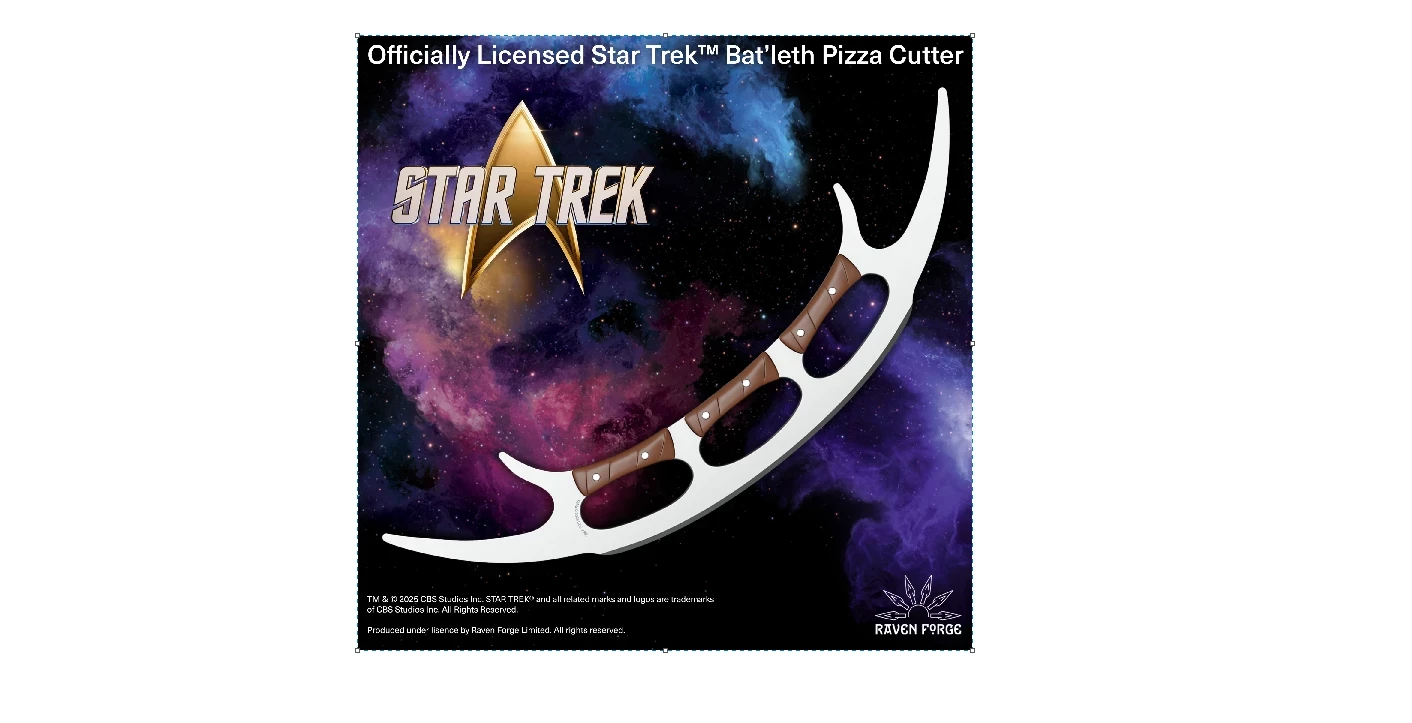 STAR TREK BAT'LETH PIZZA CUTTER NÓŻ DO PIZZY VIRAL | Pojedyncze noże ...