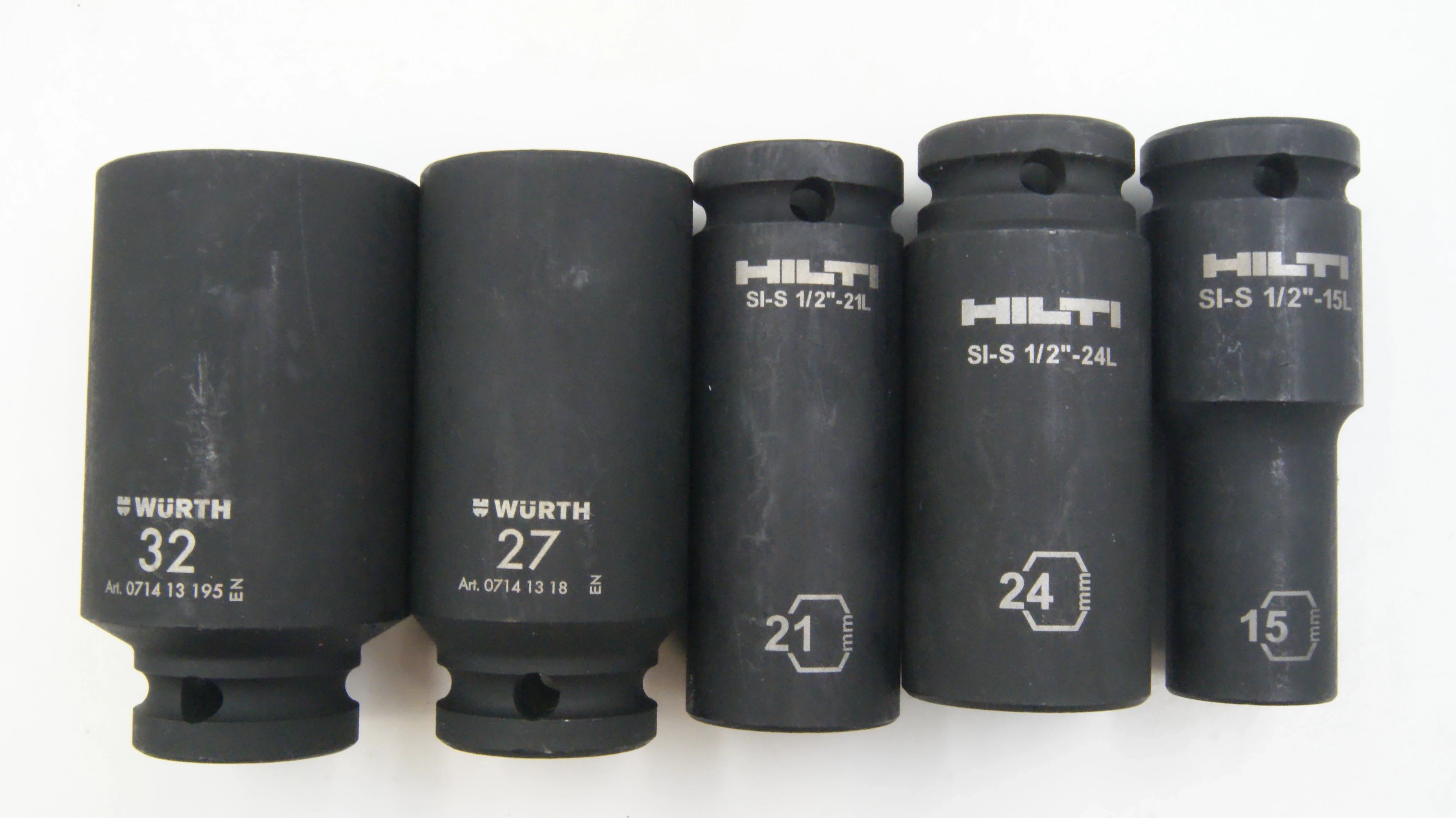 ZESTAW NASADEK UDAROWYCH WURTH HILTI 1/2 CAL. W FUTERALE HILTI ...