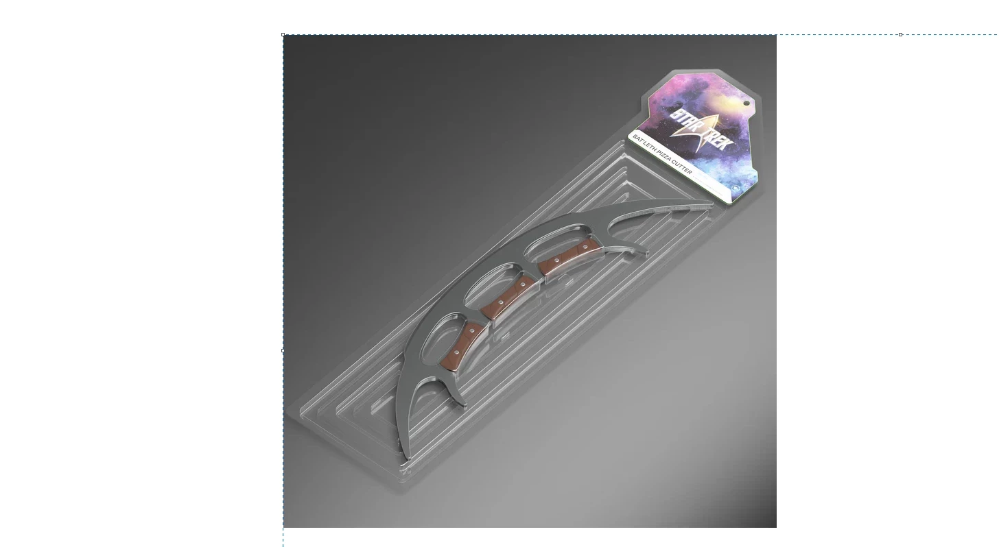 STAR TREK BAT'LETH PIZZA CUTTER NÓŻ DO PIZZY VIRAL | Pojedyncze noże ...