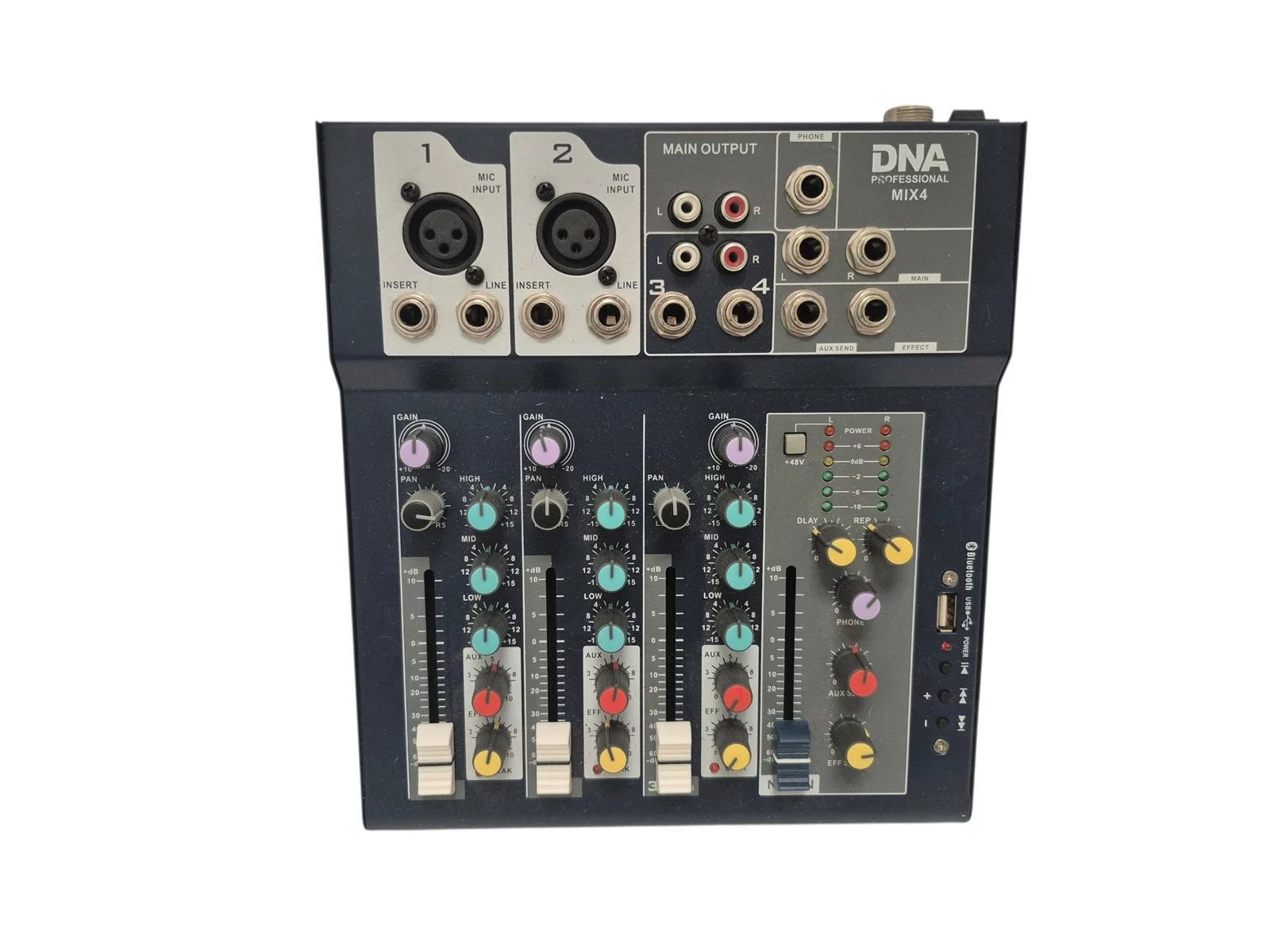 DNA MIX 4U MIKSER AUDIO USB MP3 ANALOGOWY 4 KANAŁY | Dla DJ-ów ...