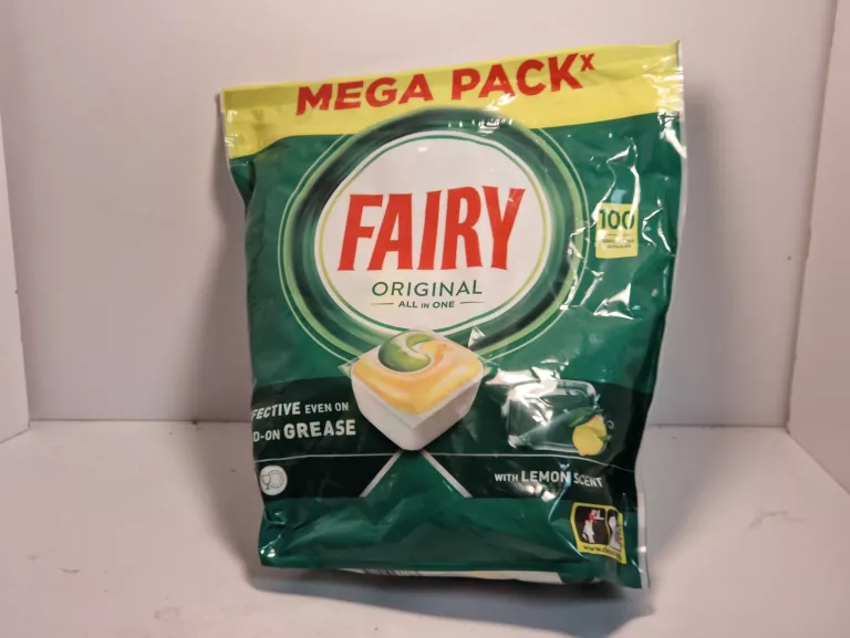 TABLETI DO ZMYWARKI FAIRY ORIGINAL ALL IN ONE 100 SZTUK LEMON | Loombard.pl