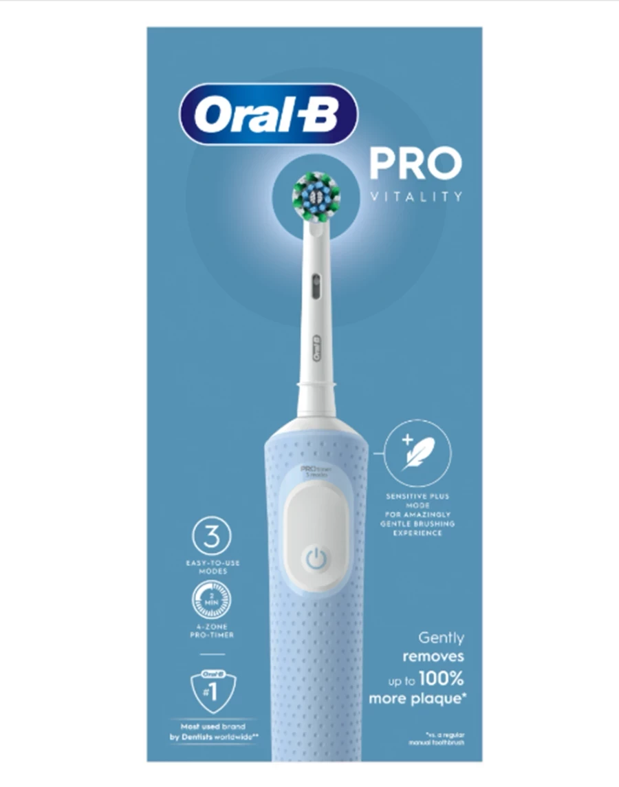 SZCZOTECZKA ELEKTRYCZNA DO ZĘBÓW ORAL-B VITALITY PRO D103 BOX BLUE ...