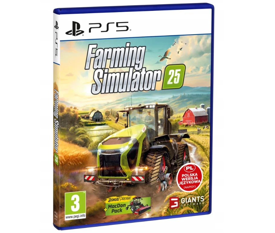 FARMING SIMULATOR 25 PLAYSTATION 5 (PS5) PUDEŁKOWA | Gry na konsole ...