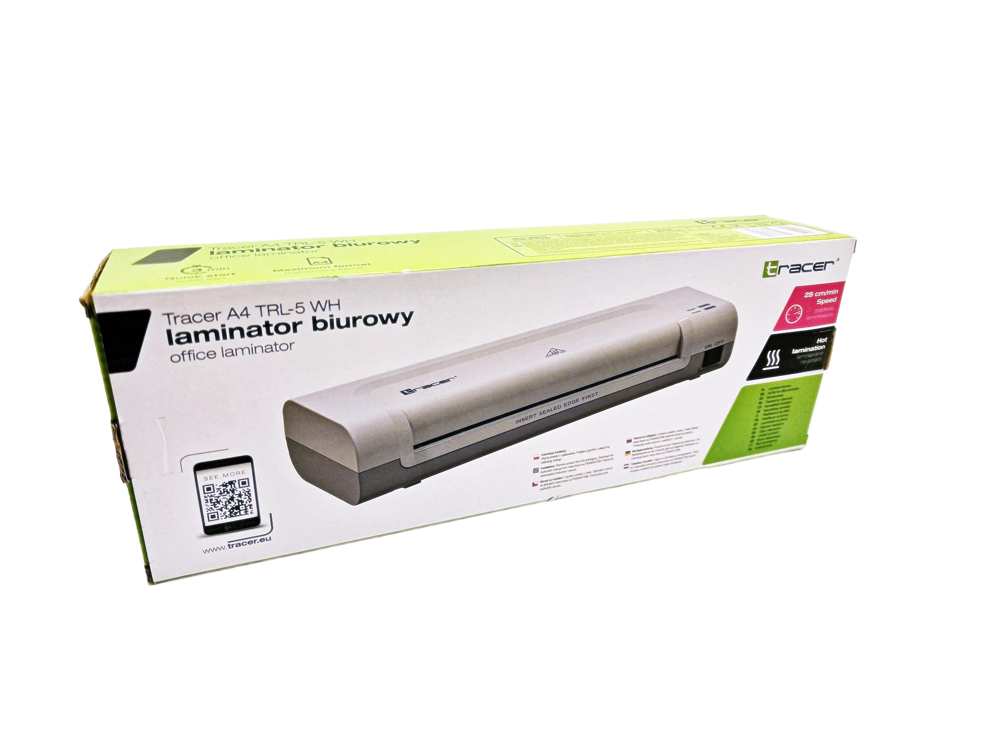 LAMINATOR A4 LAMINARKA TRACER TRL-5 | Laminatory | Loombard.pl