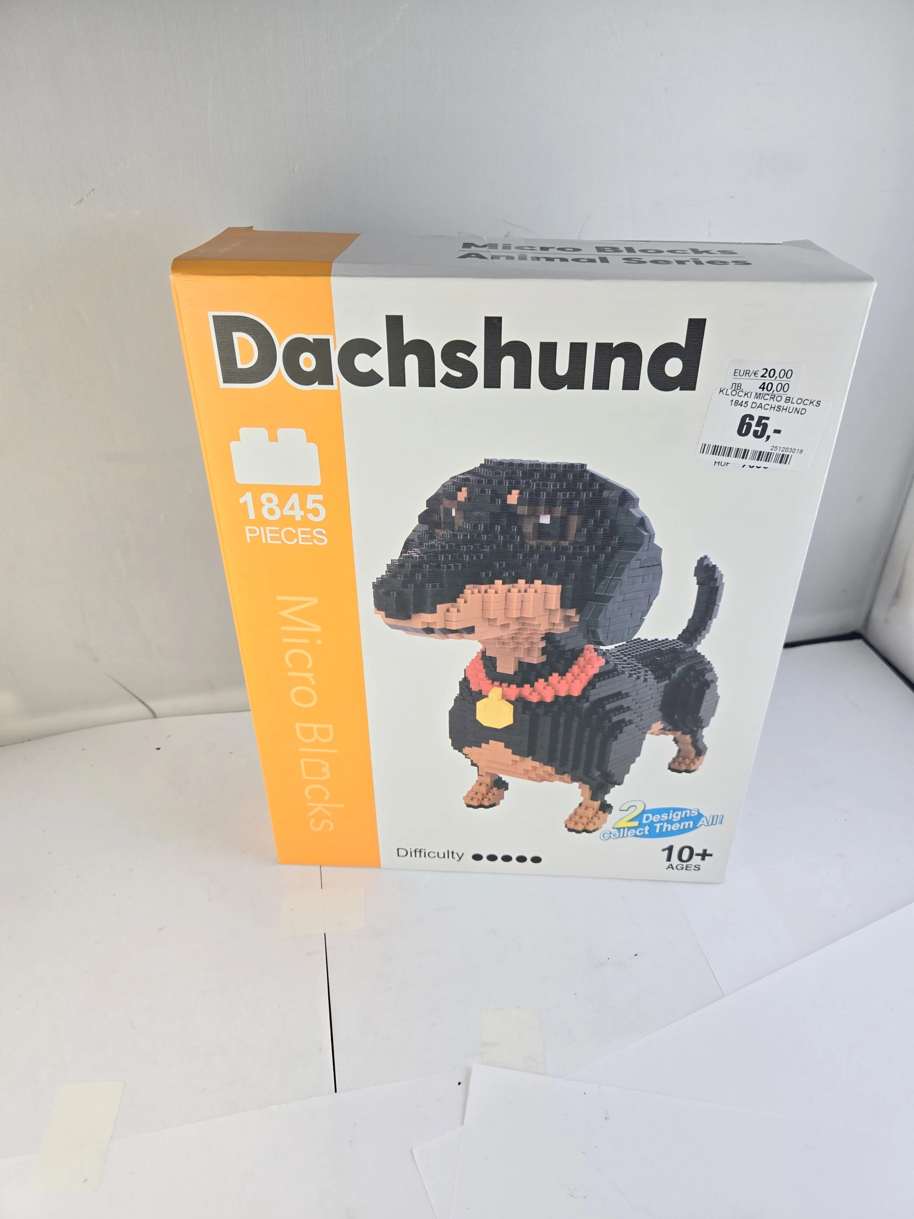 KLOCKI MICRO BLOCKS 1845 DACHSHUND | Plastikowe | Loombard.pl